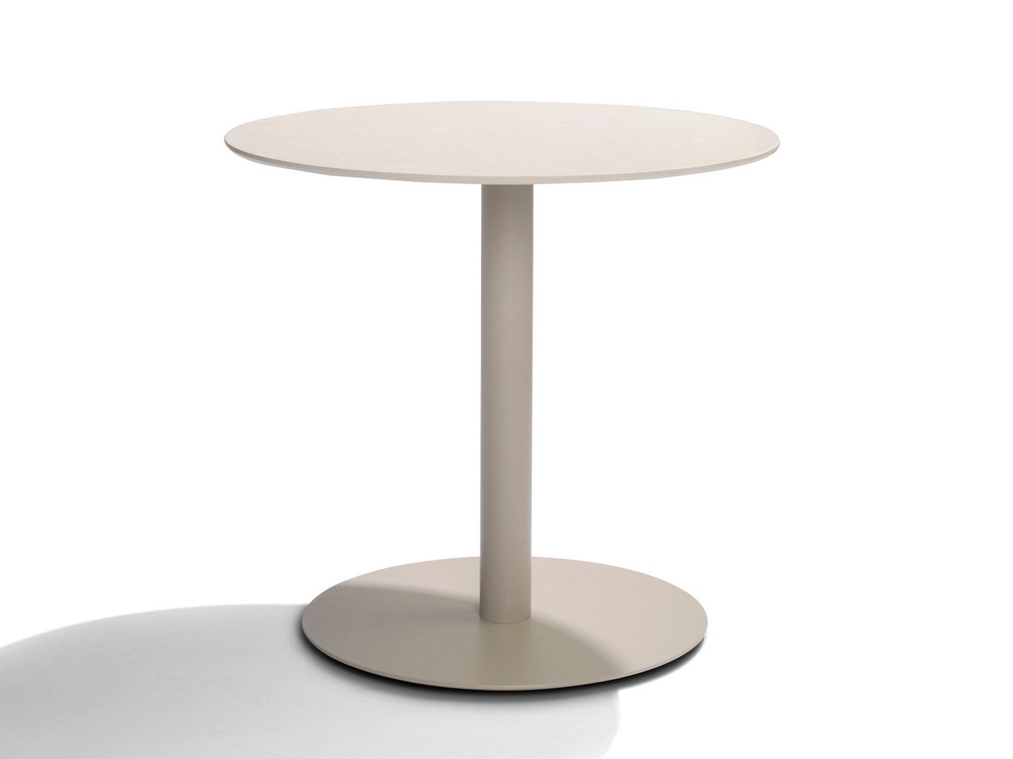 T-TABLE Round ceramic garden table By TRIBÙ