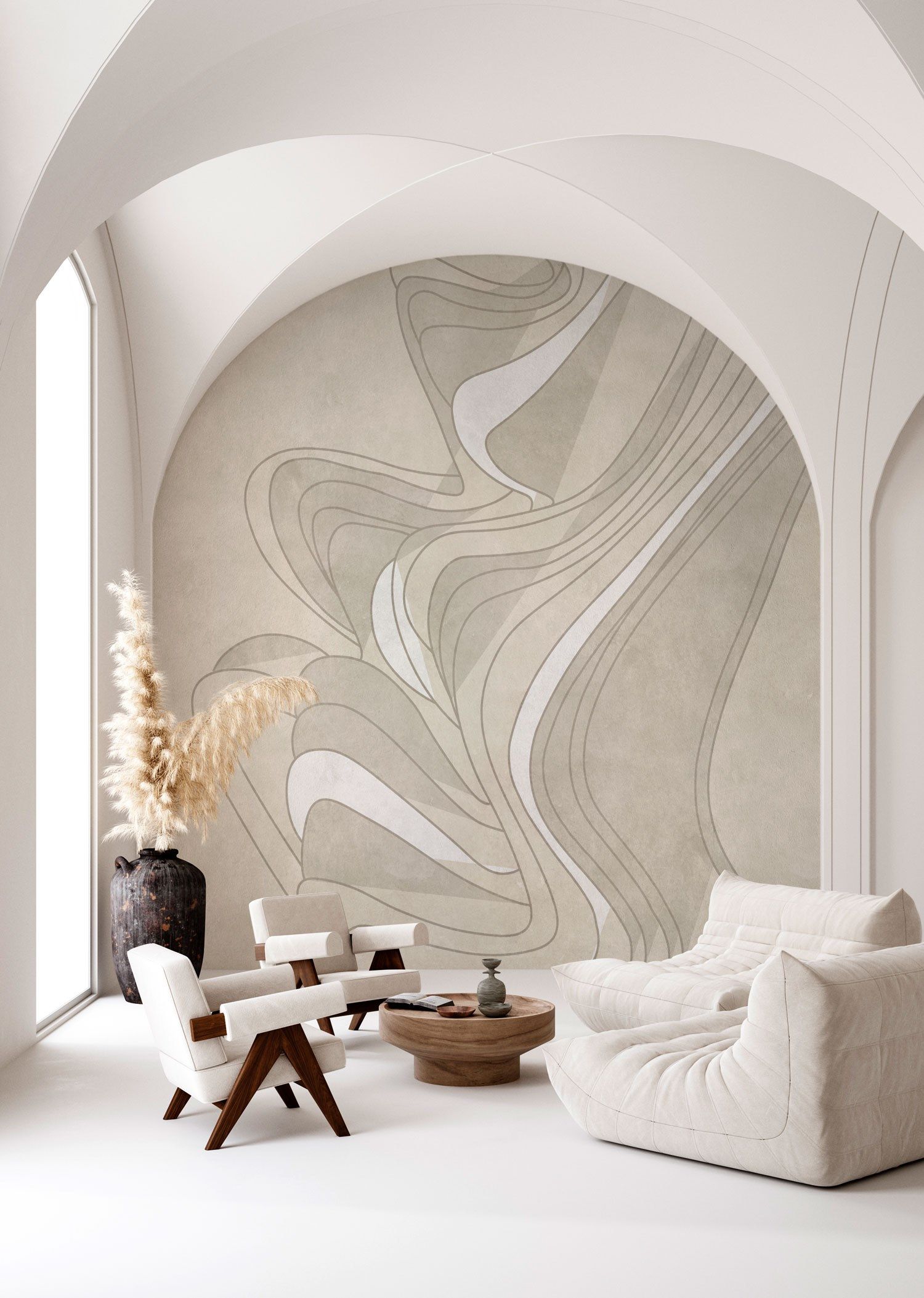 Carta da parati in intonaco arrotolabile TAILOR SM01A By Affreschi & Affreschi design Studio MILO