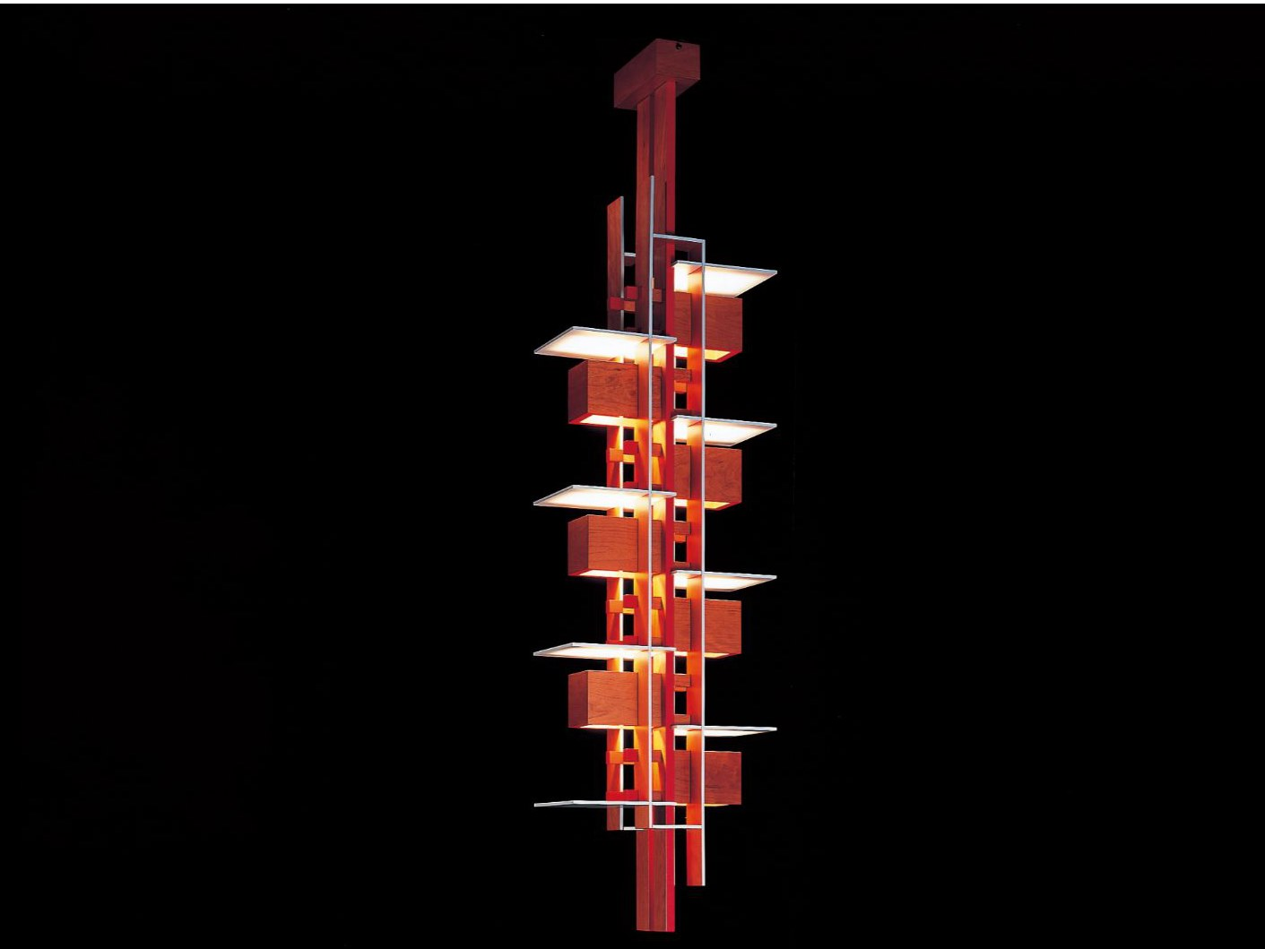 TALIESIN® 7 PENDANT Pendant lamp By YAMAGIWA | design Frank Lloyd Wright