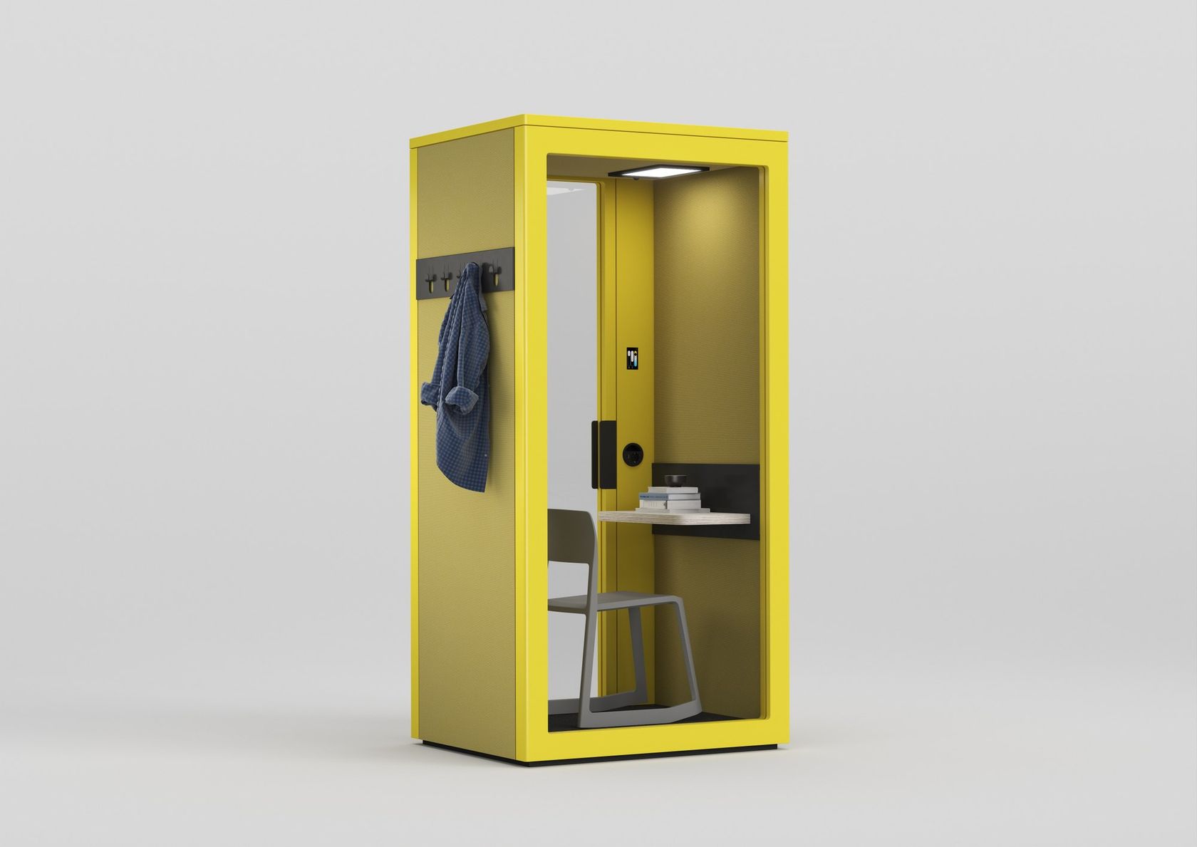 Acoustic phone booth with integrated lighting TALKY S75 By Talky design ...