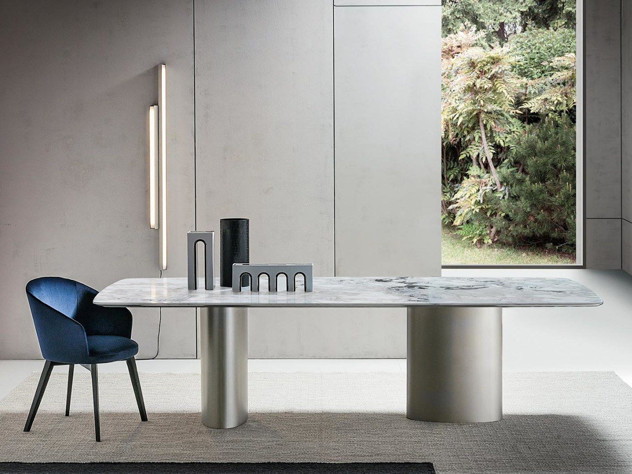 TANGERI | Rectangular table Rectangular marble table By Casamilano ...