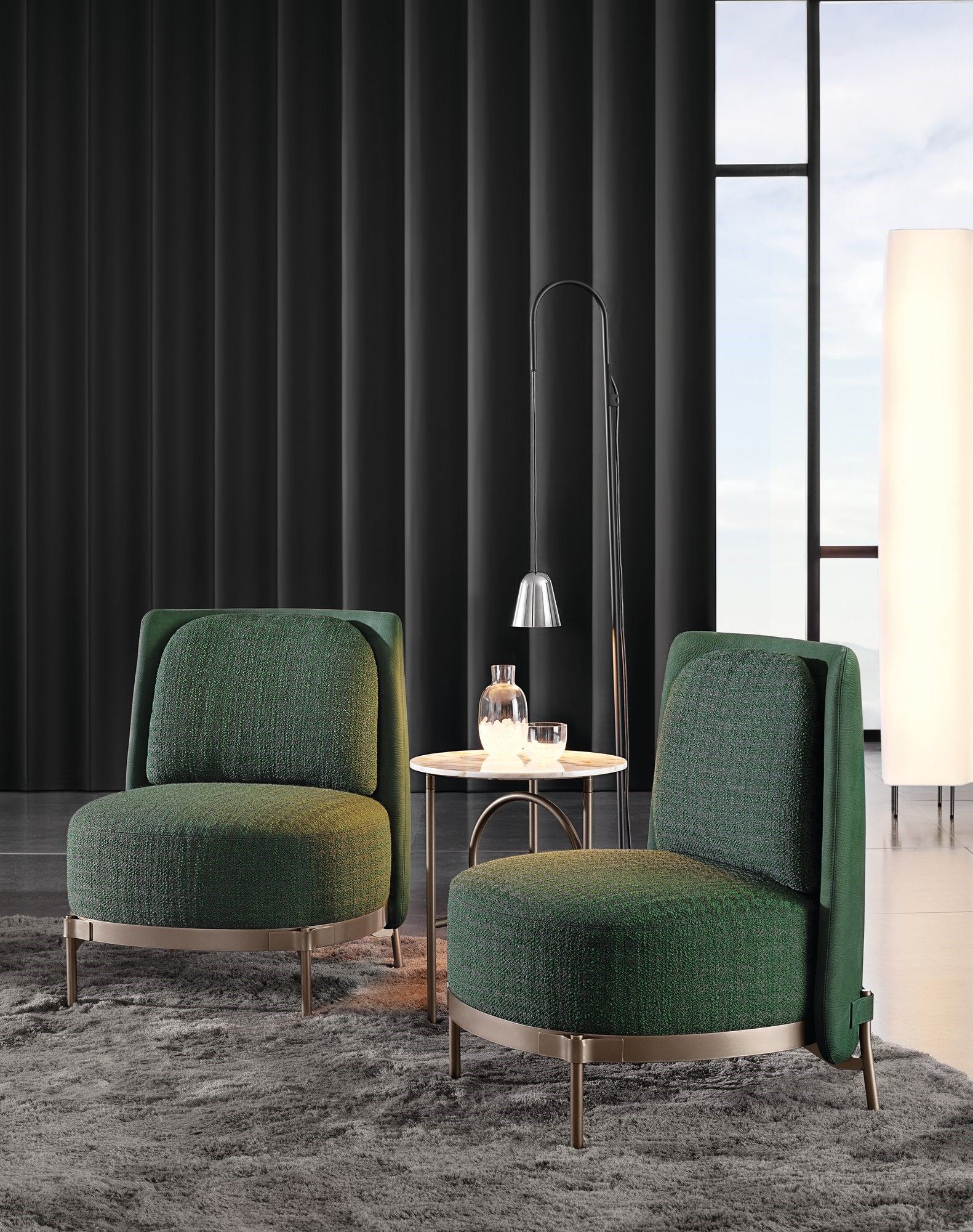 TAPE Armchair By Minotti | design Nendo