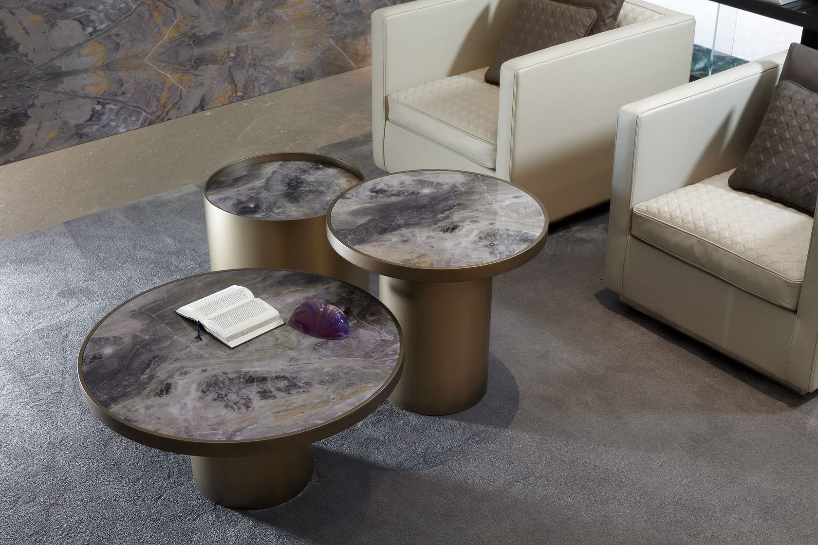 TAU | Round coffee table Tau Collection By Reflex