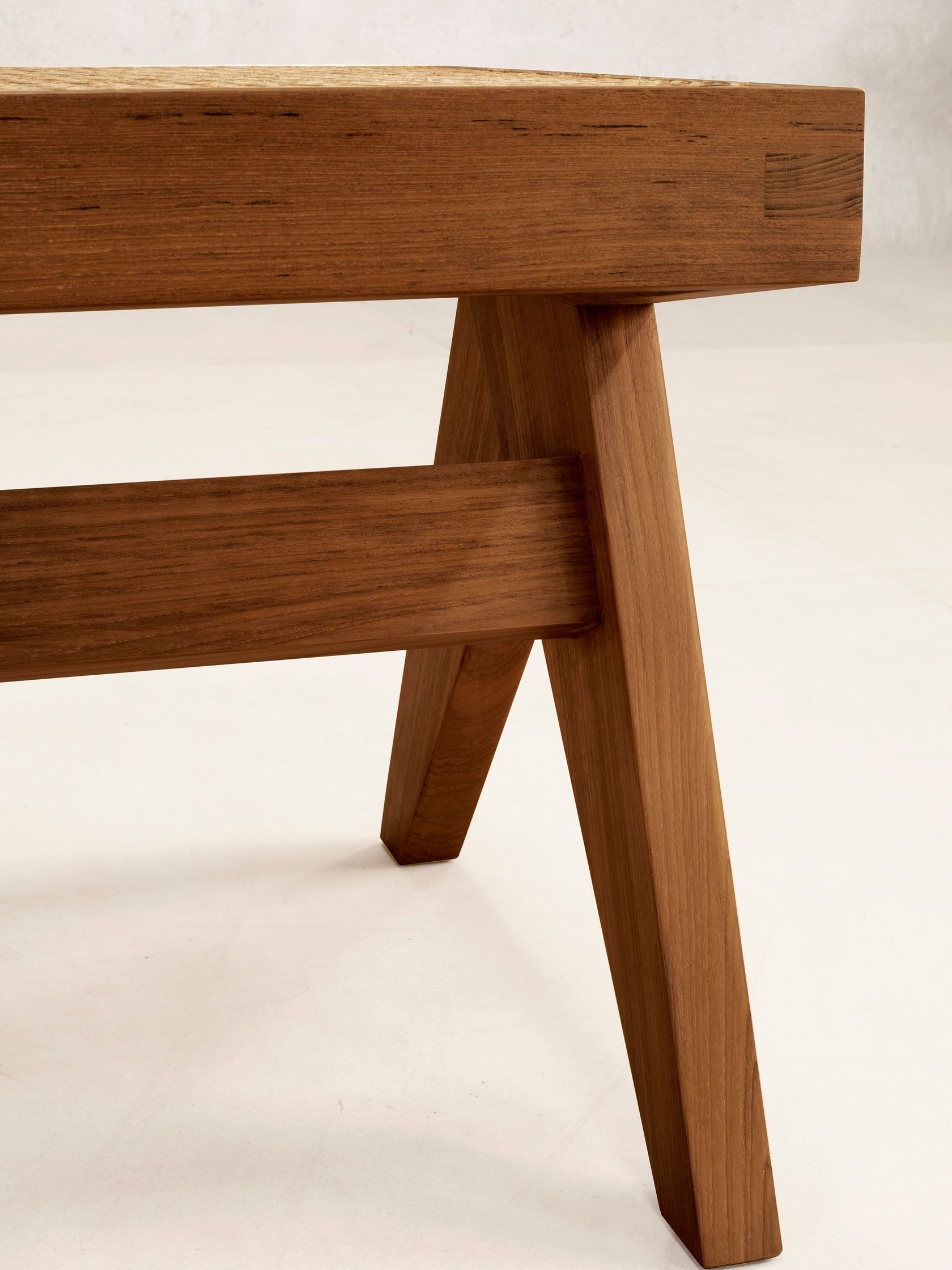 Natural cane bench TEAK & CANE BENCH Project Chandigarh Collection By ...