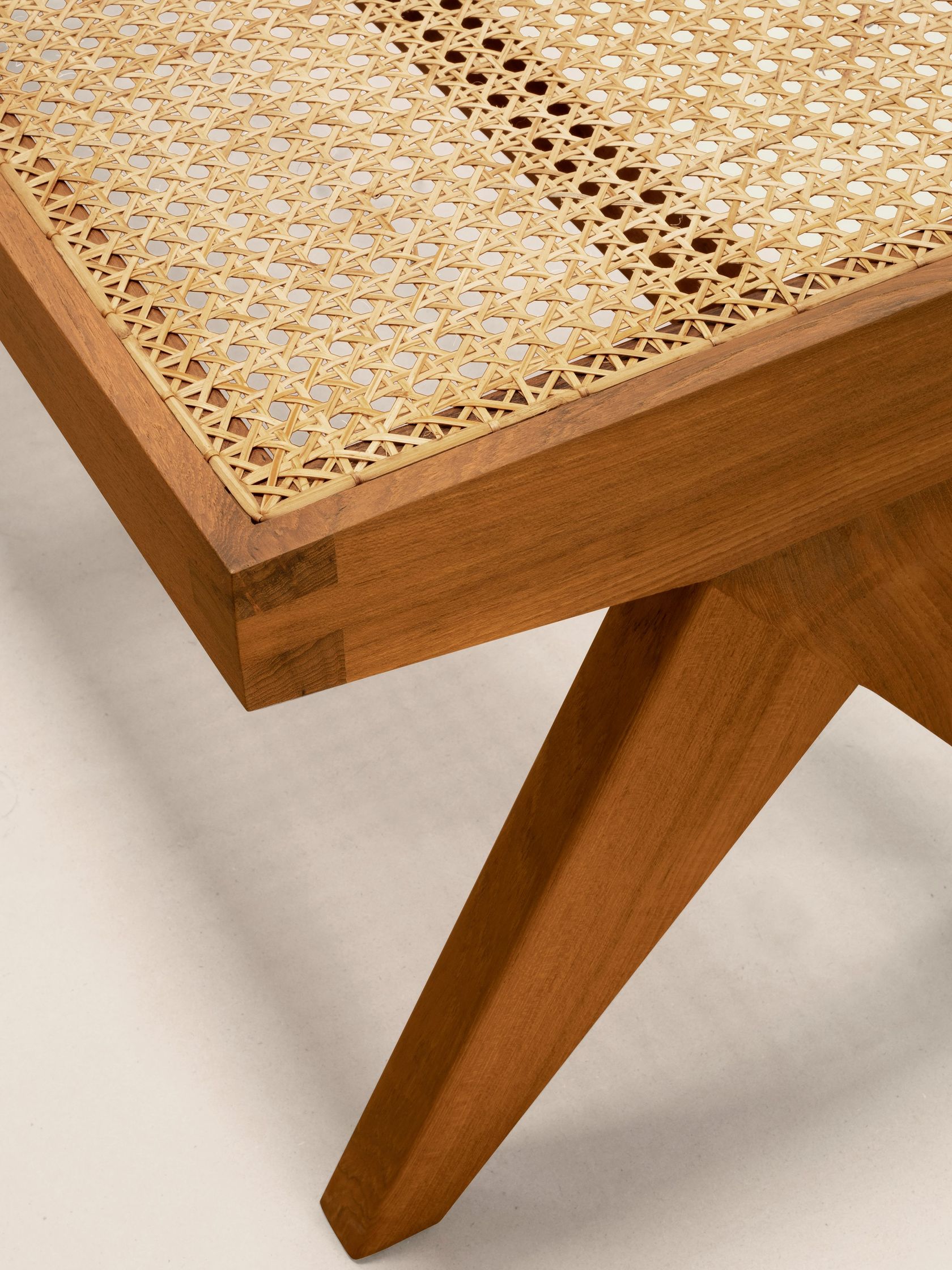 Natural cane bench TEAK & CANE BENCH Project Chandigarh Collection By ...