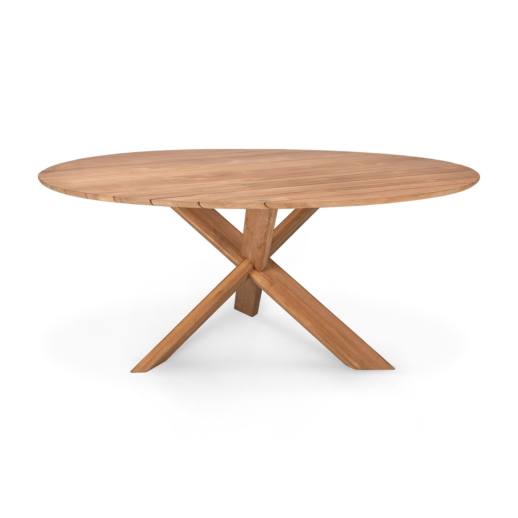 TEAK CIRCLE | Round table By Ethnicraft design Alain Van Havre