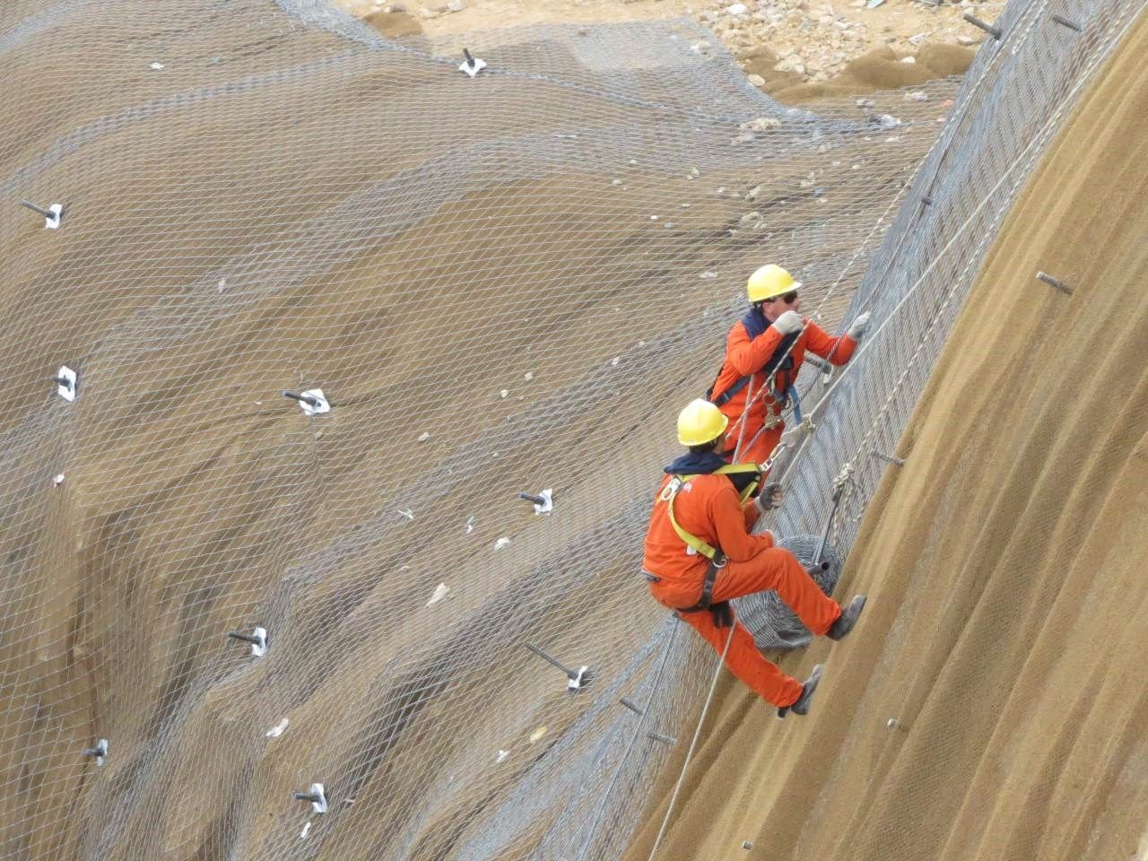 TECMAT® Slope stabilization Protective mesh By GEOBRUGG