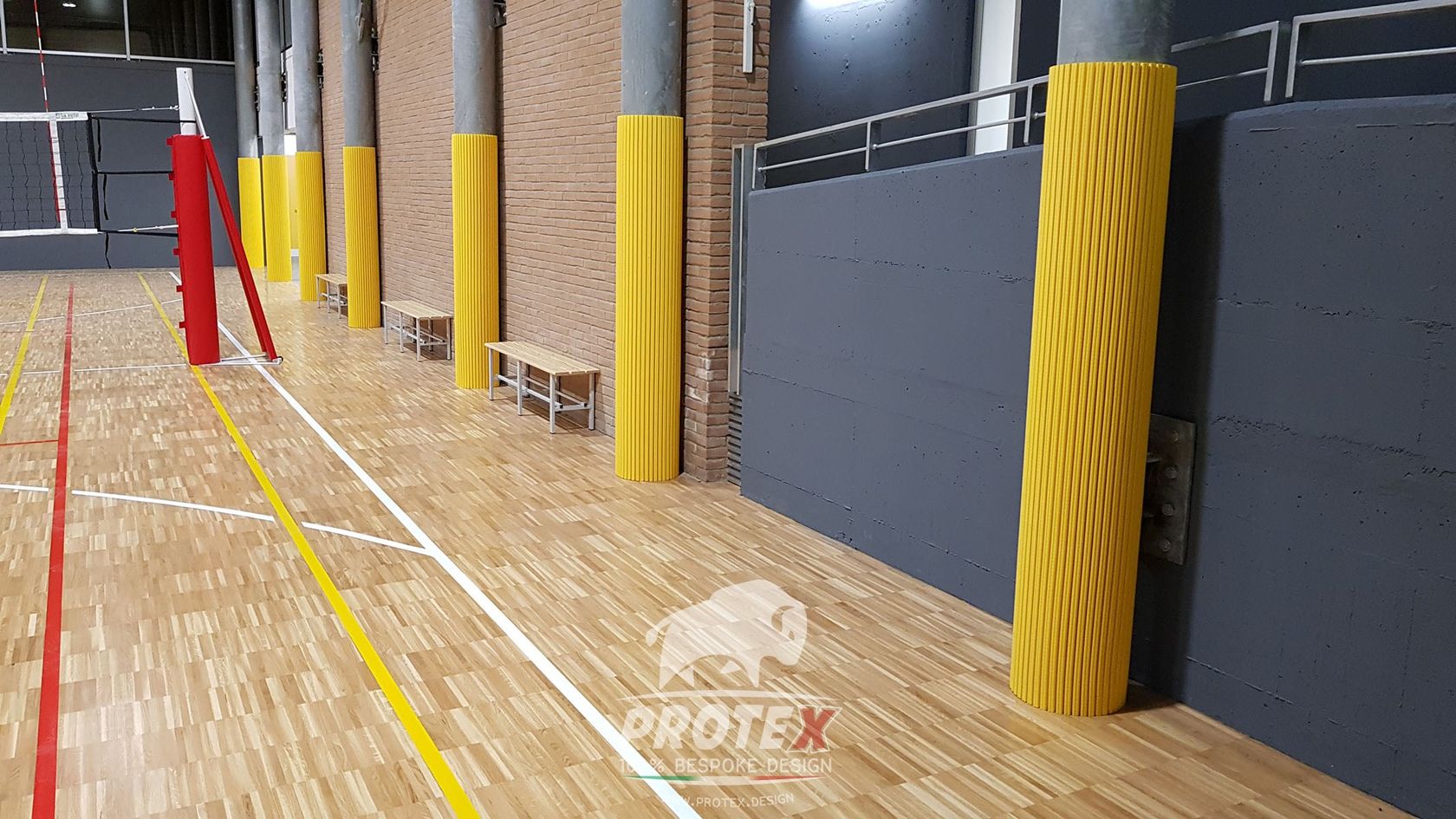 TECNOSOFT COLUMNS / PILLARS Fireproof Ethylene-vinyl acetate Impact ...