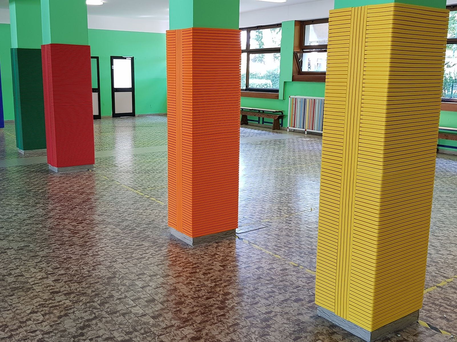 TECNOSOFT COLUMNS / PILLARS Fireproof Ethylene-vinyl acetate Impact ...