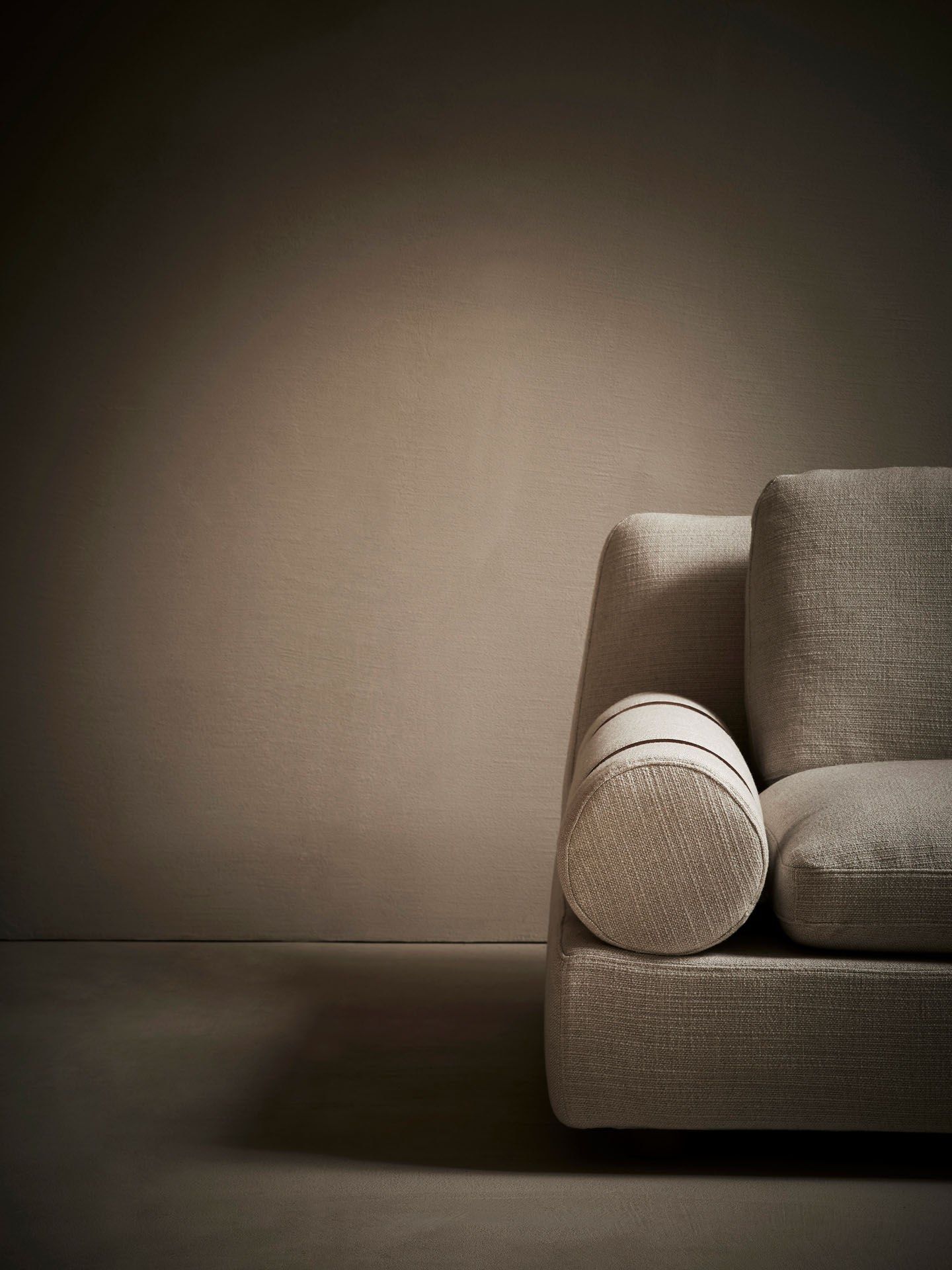 TENDER Sectional fabric sofa By Nube Italia | design Carlo Colombo