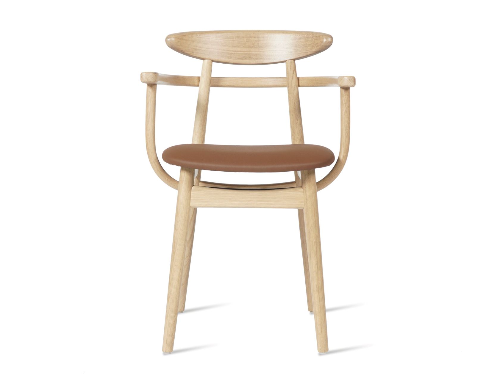 TEO Beech chair with armrests By Vincent Sheppard