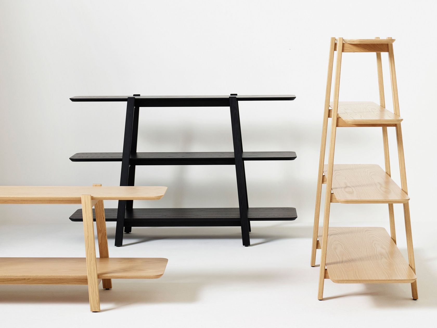 Open double-sided divider MDF shelving unit TERASSO By Karl Andersson ...