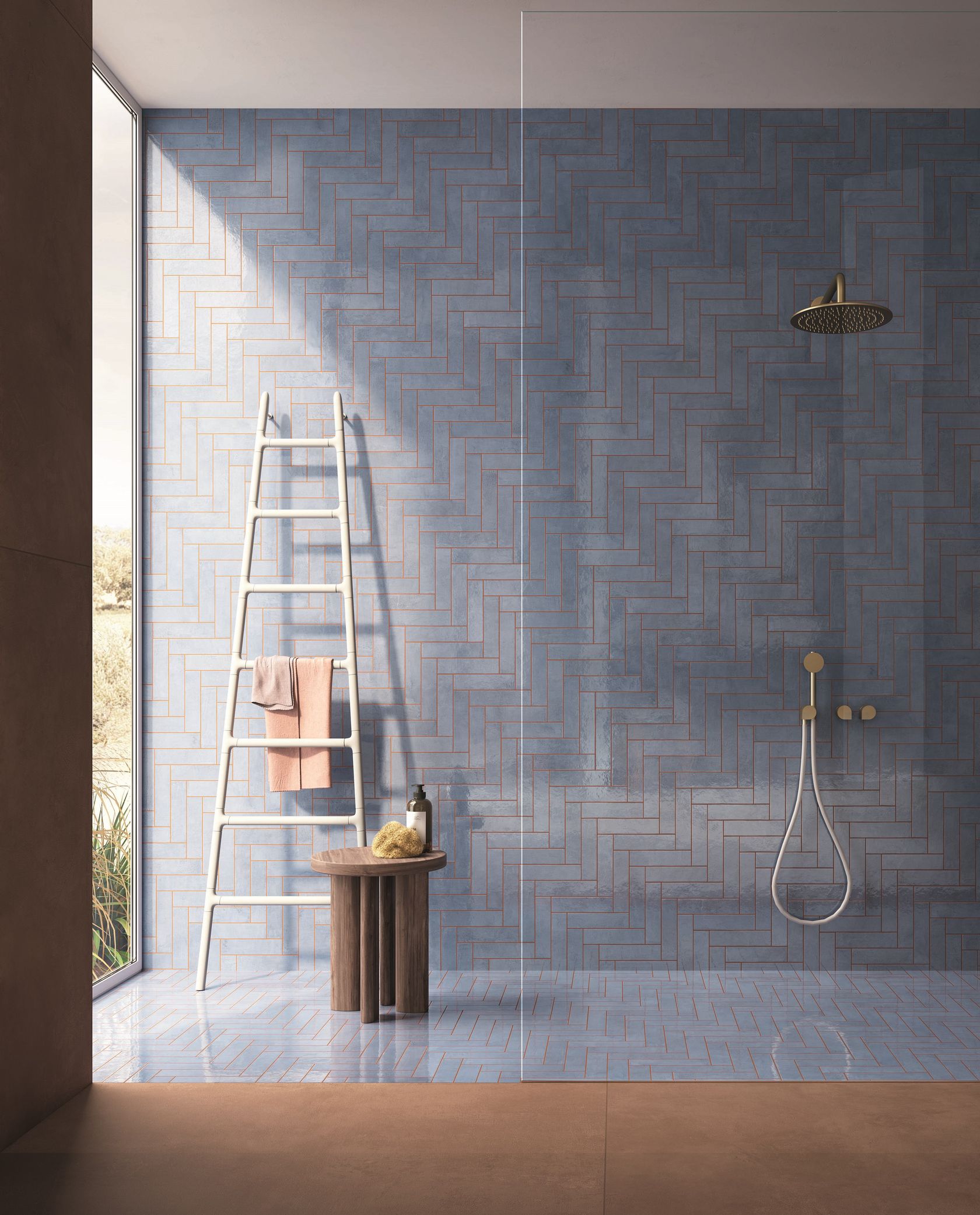 Glazed porcelain stoneware wall/floor tiles TERRE GARZATE By CERAMICA ...