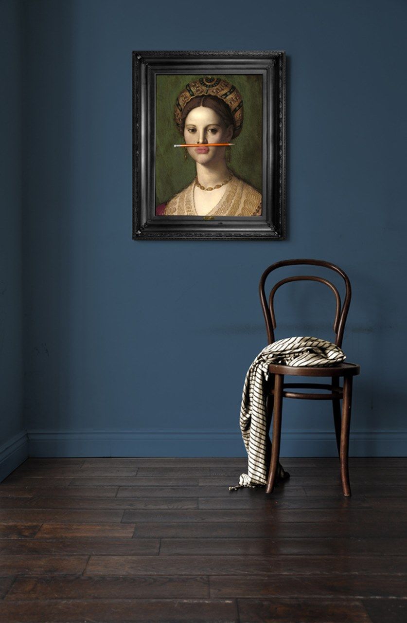 PENCIL PORTRAITS Canvas print By Mineheart