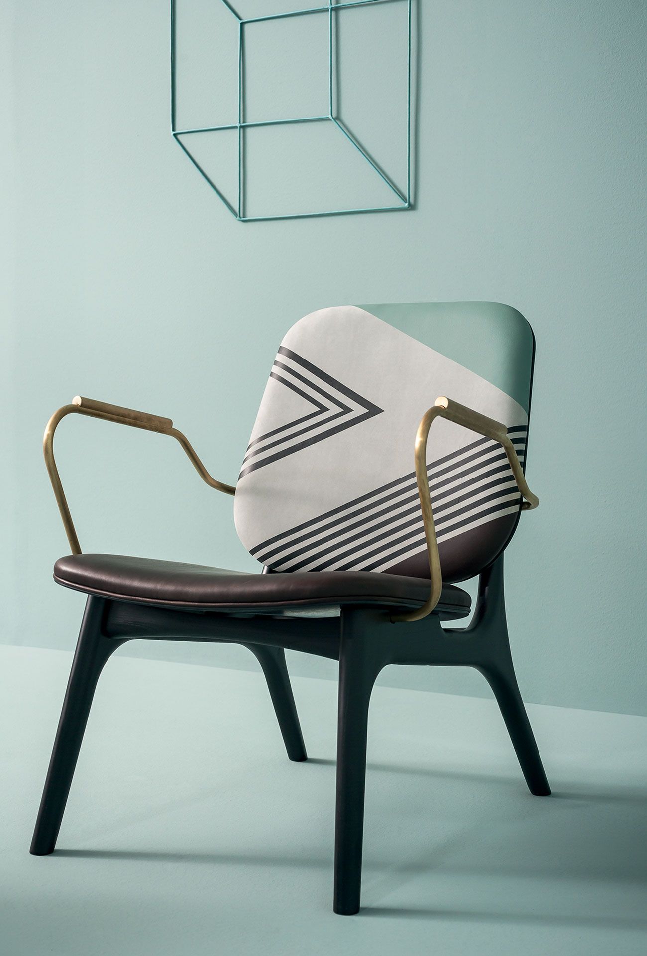 Leather easy chair with armrests THEA SPECIAL EDITION By BAXTER design ...