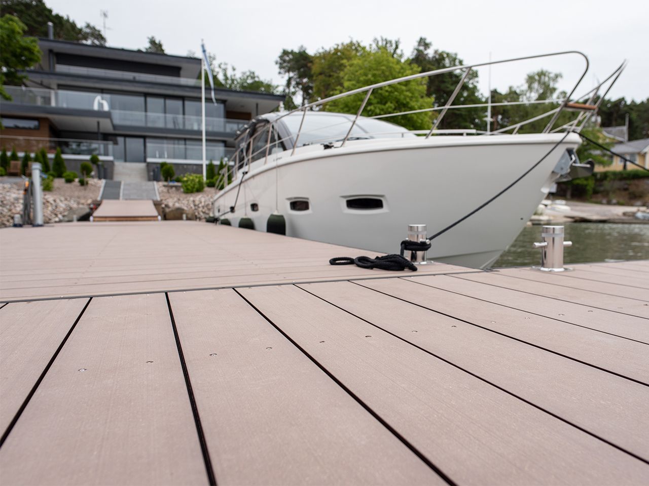 Wooden decking TECHWOOD THERMO D-212 By Corà
