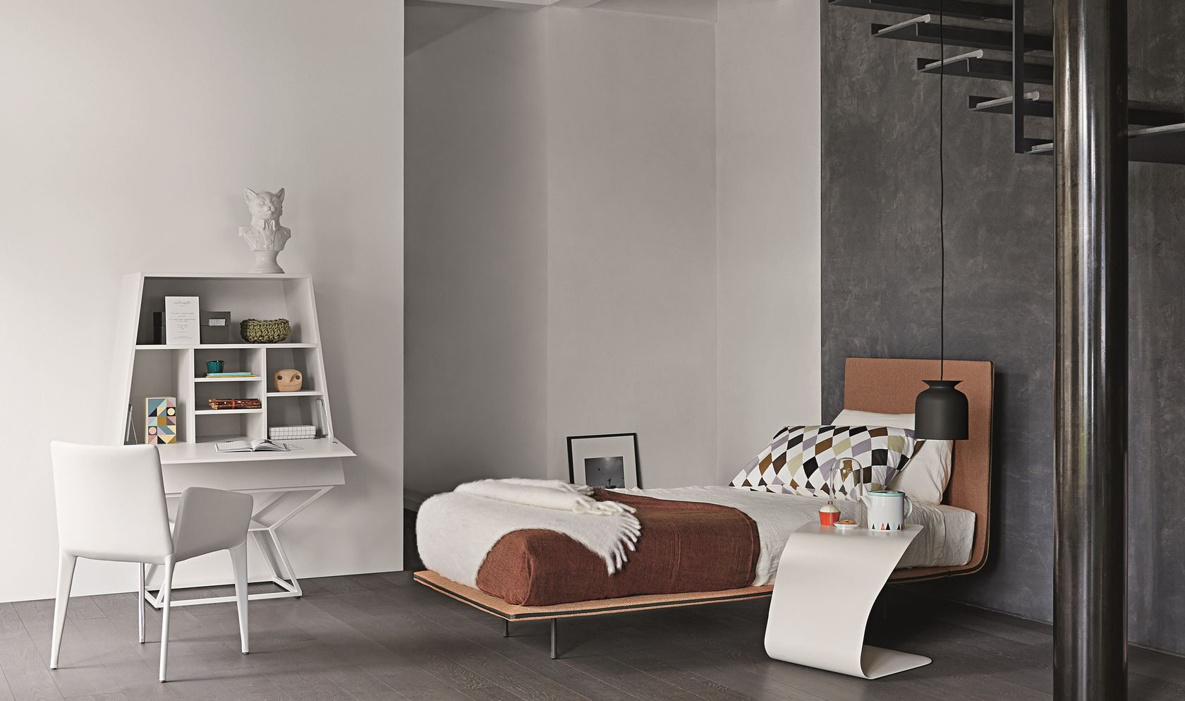 THIN | Single bed By Bonaldo design Giuseppe Viganò