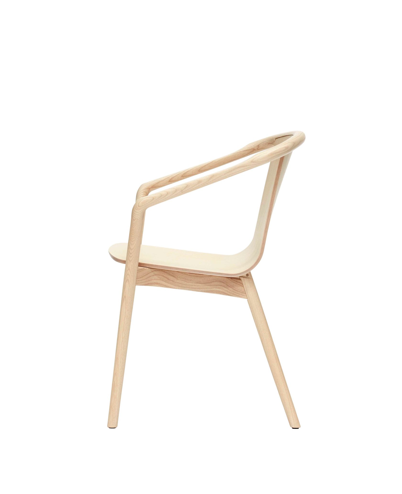 THOMAS Wooden chair with armrests By SP01 | design Metrica