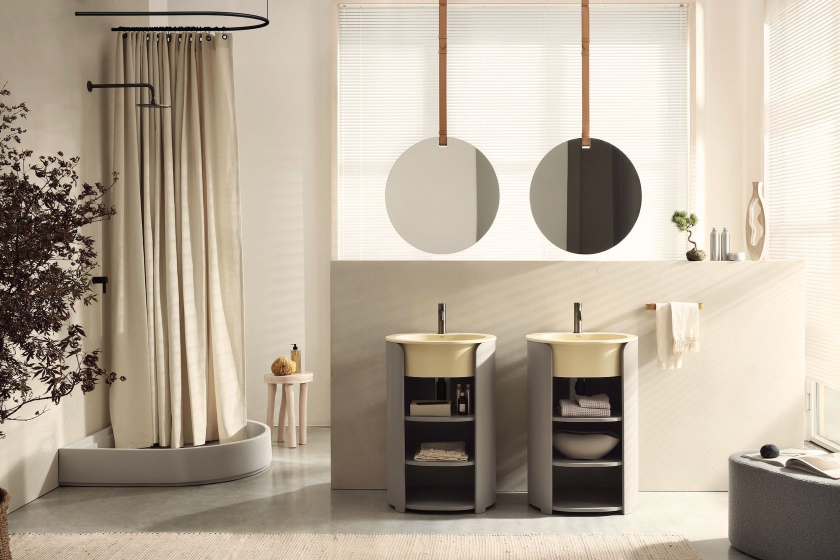 TIBERIO Vanity unit By Ceramica Cielo | design Andrea Parisio, Giuseppe ...