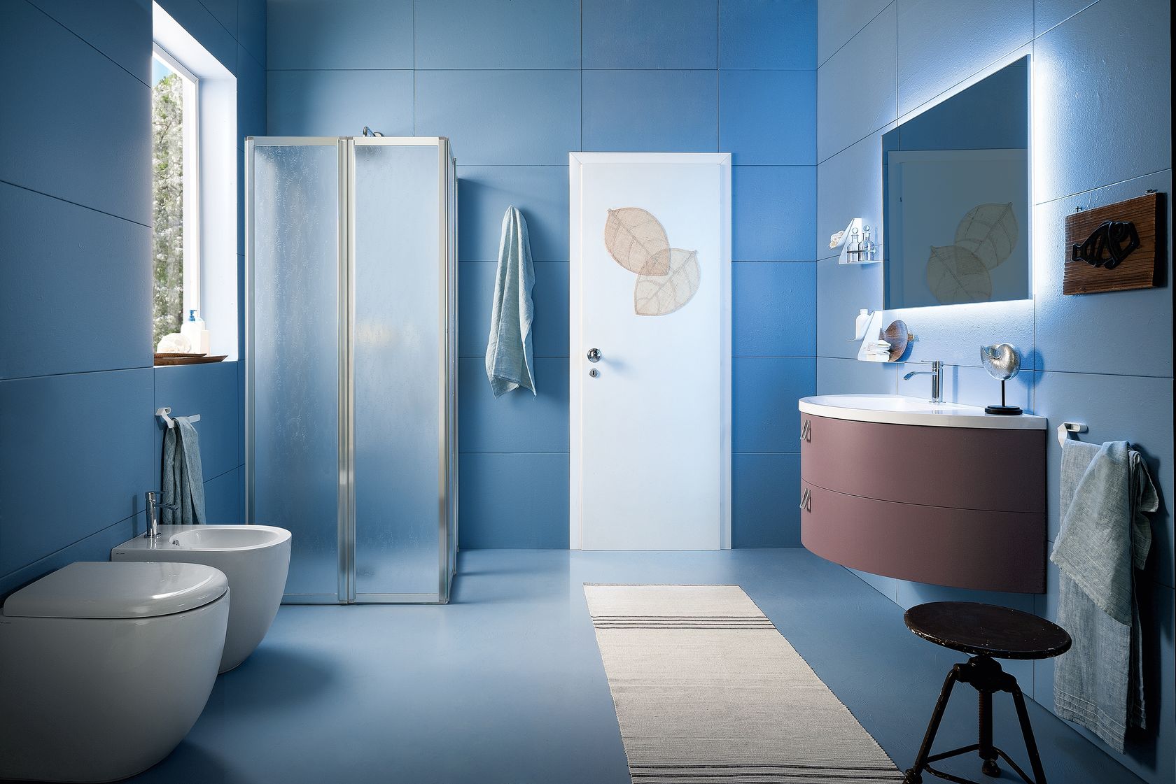 TIME Box doccia con porta a soffietto By ARBLU