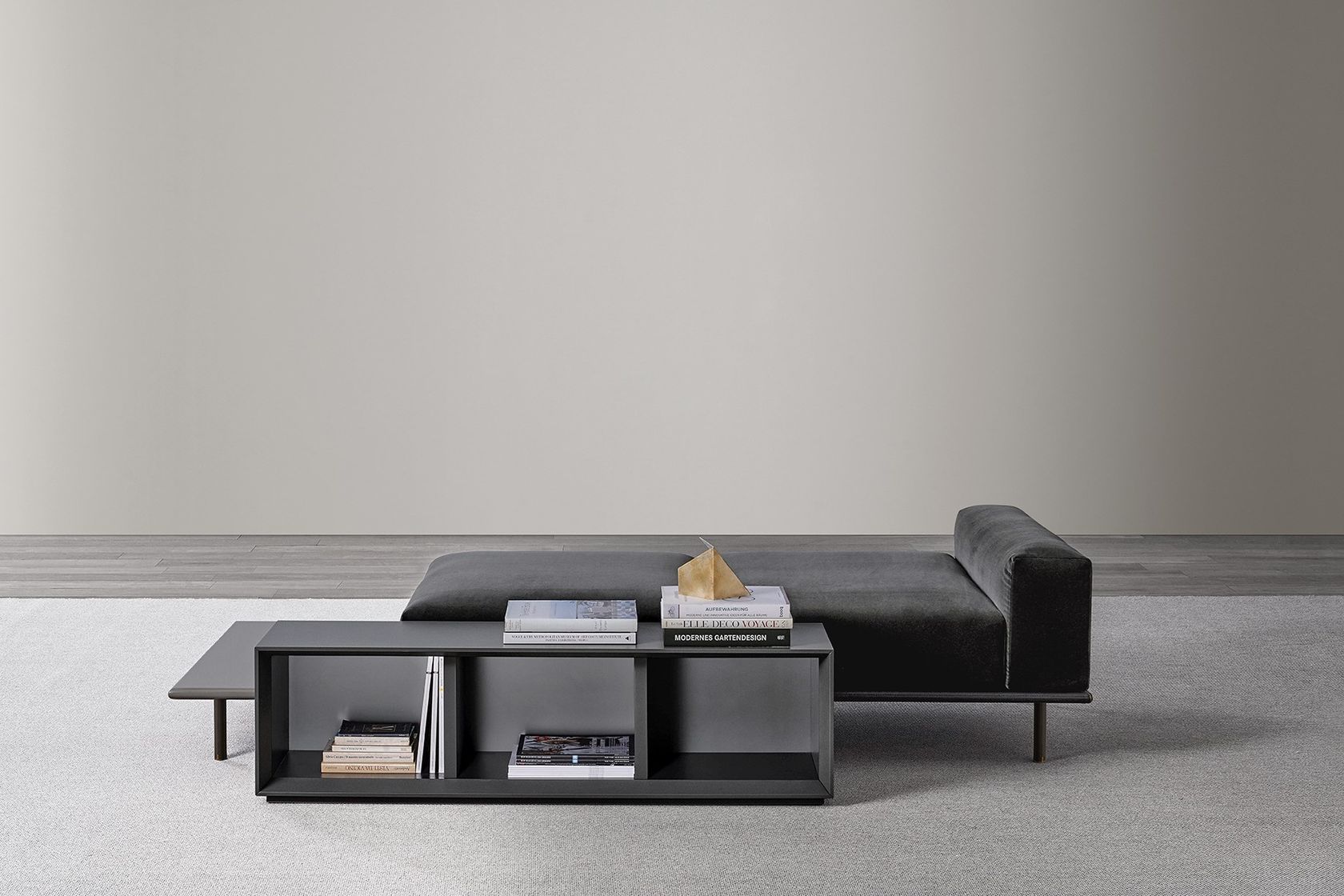 TIMOTHY Modular fabric sofa By Meridiani | design Andrea Parisio