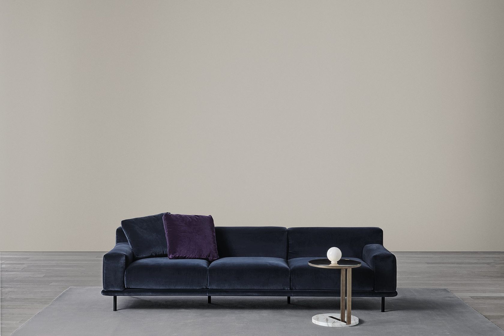 TIMOTHY Modular fabric sofa By Meridiani | design Andrea Parisio