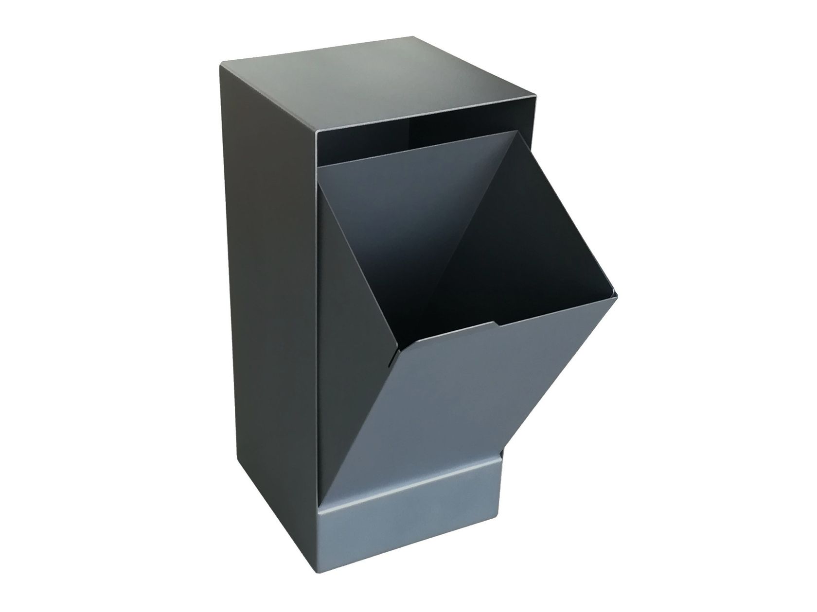 TIP BIN Powder coated aluminium litter bin By Fuchs Living
