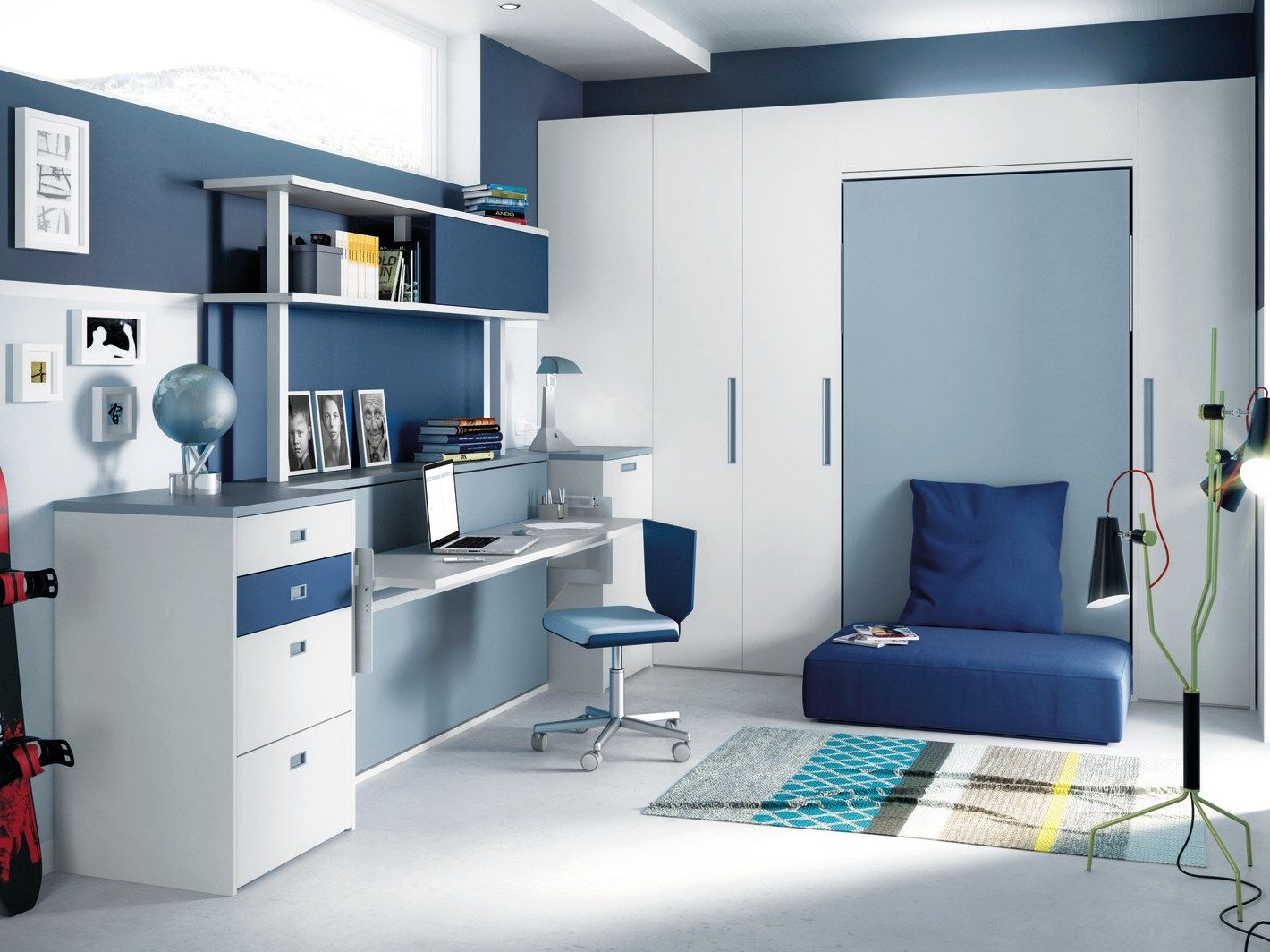 TIRAMOLLA - CONFIGURATION 360 Foldaway bed By TUMIDEI