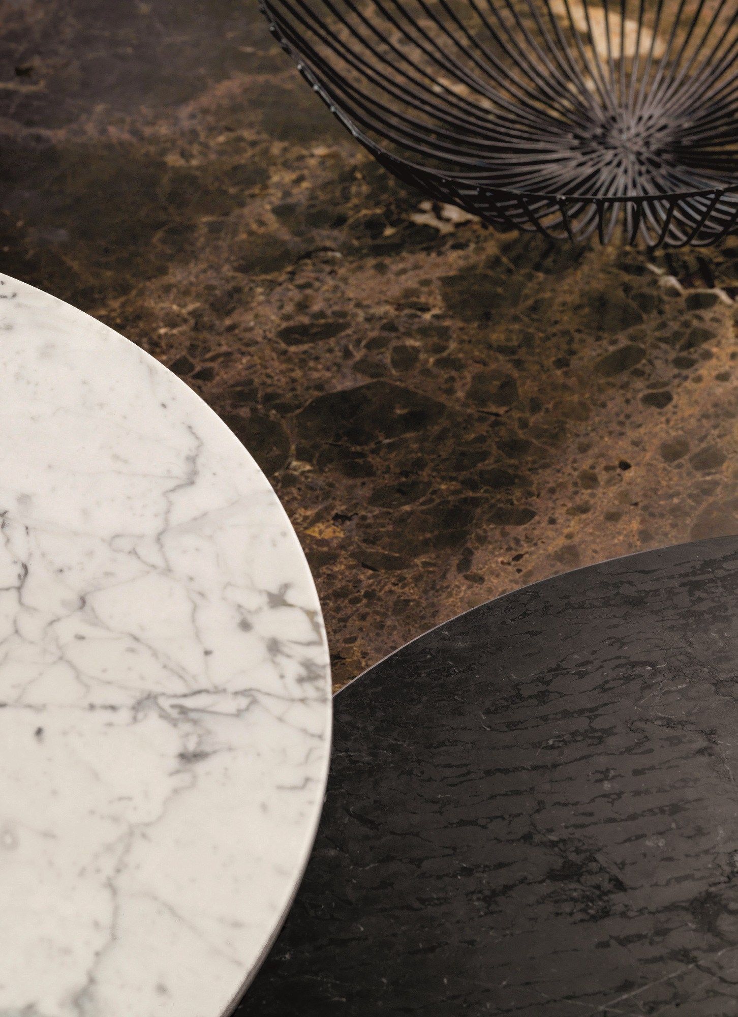 TOMO | Marble coffee table Round marble coffee table By Désirée divani ...