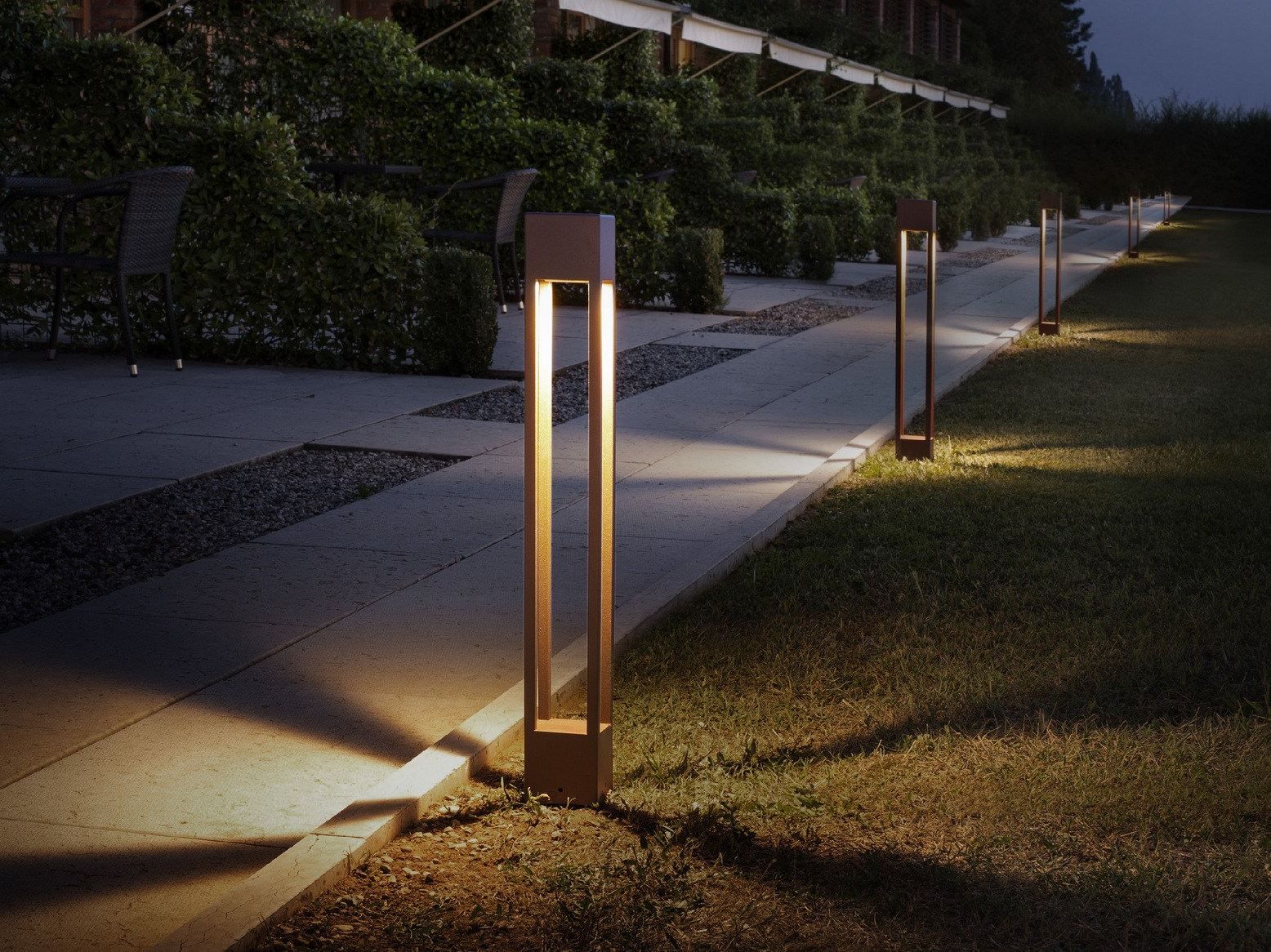 TORCH LED stainless steel bollard light By Olev