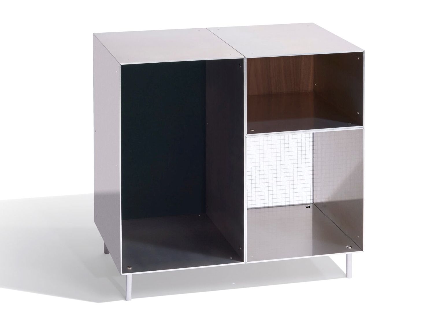 TOTEM SHELVES AND CABINETS | Modular bookcase Open modular aluminium ...