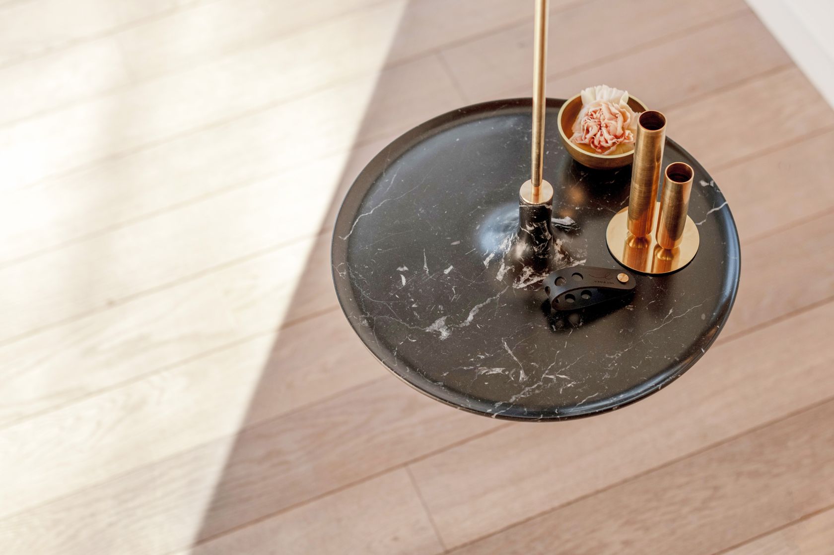 TOUPY | Nero Marquina marble pin tray By MADEMOISELLE JO