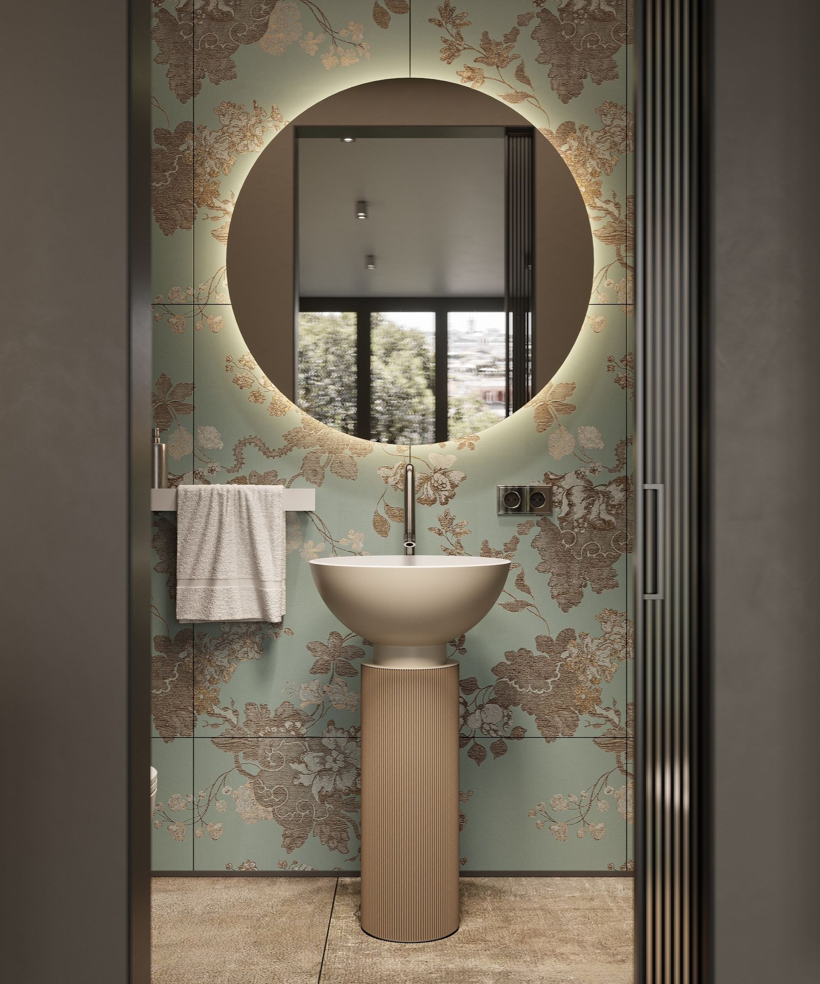 TOWER LAMP Washbasin By MOMA Design