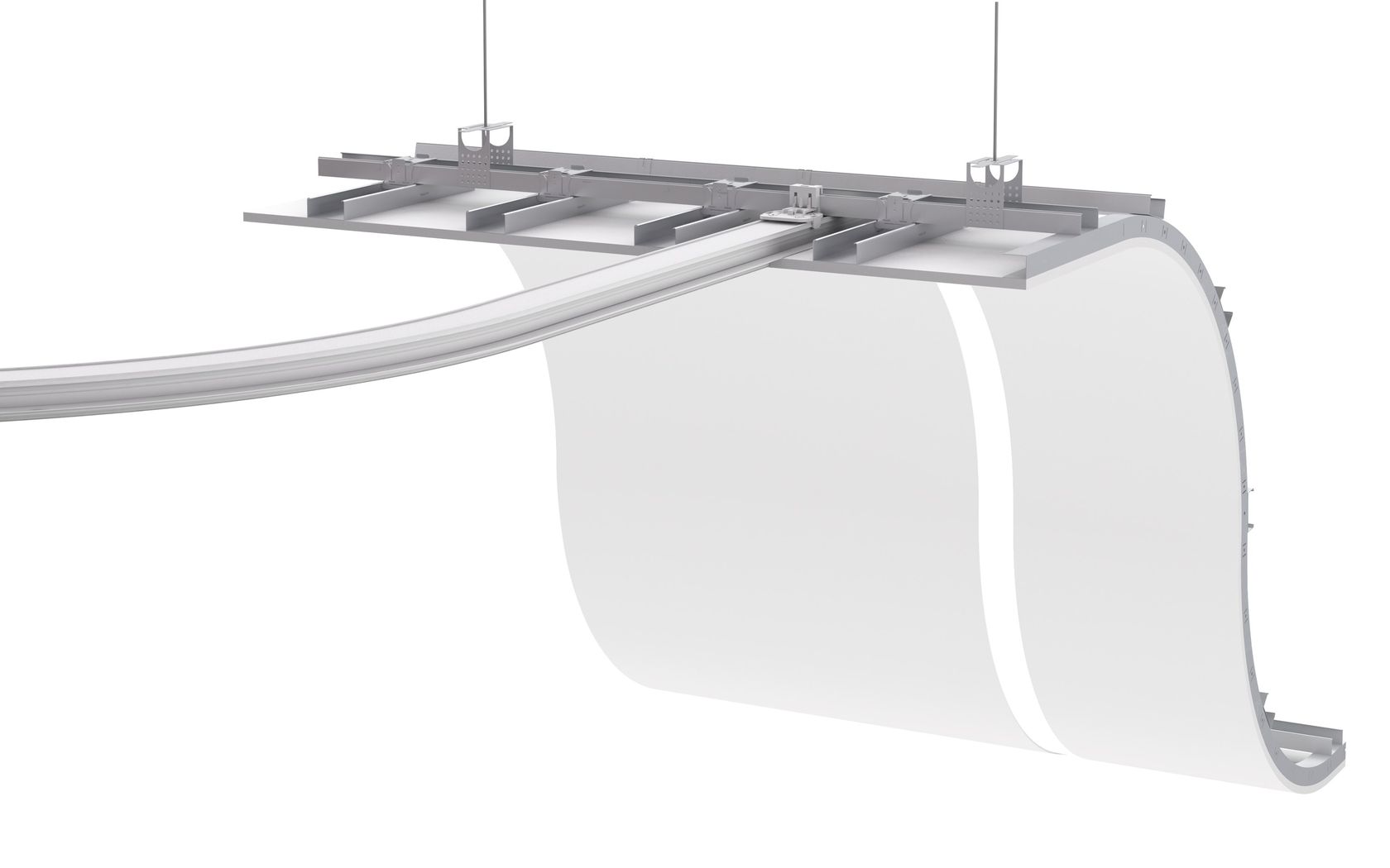 TRACKER Metal linear lighting profile for LED modules By Intra lighting