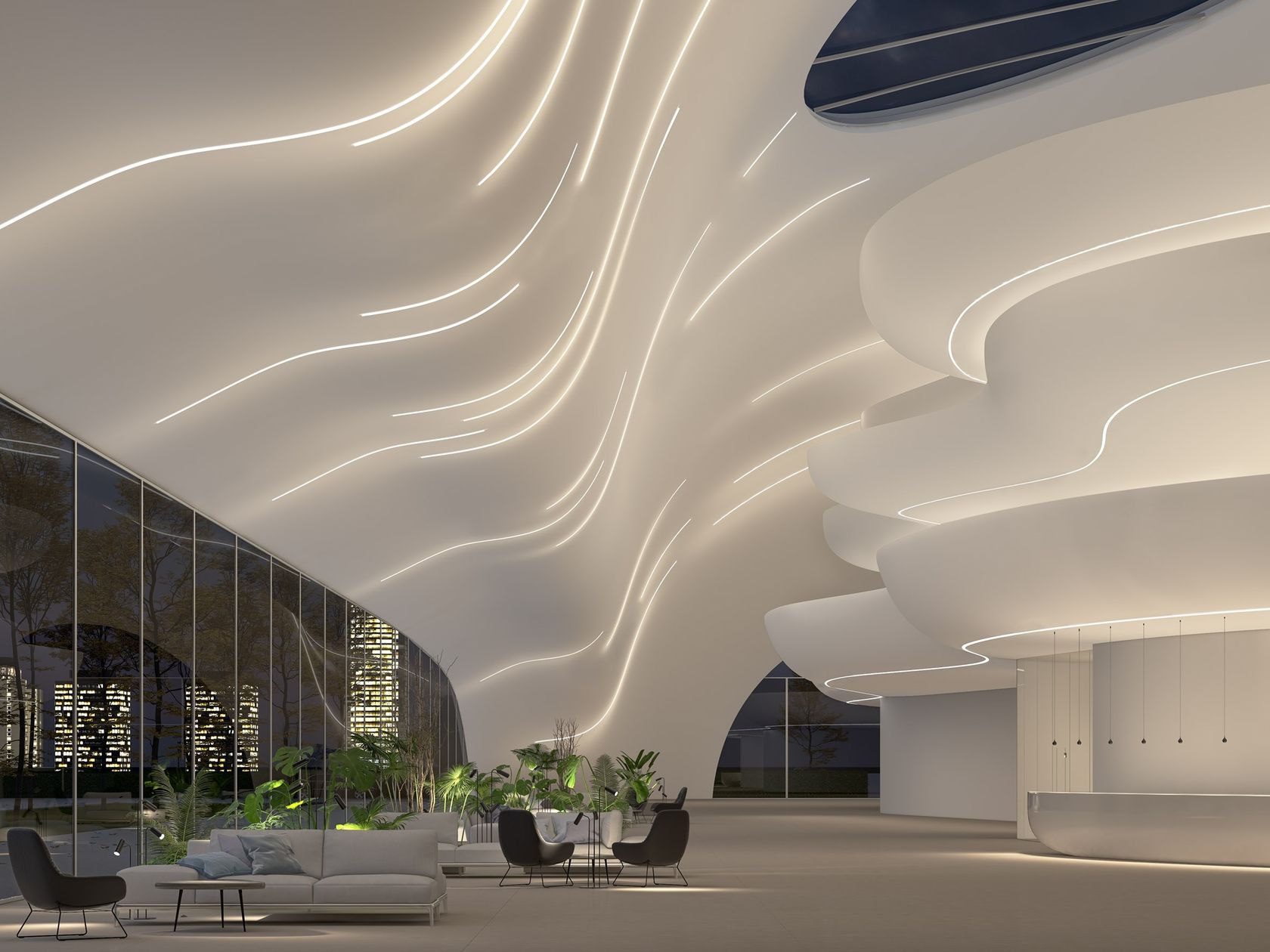 TRACKER Metal linear lighting profile for LED modules By Intra lighting