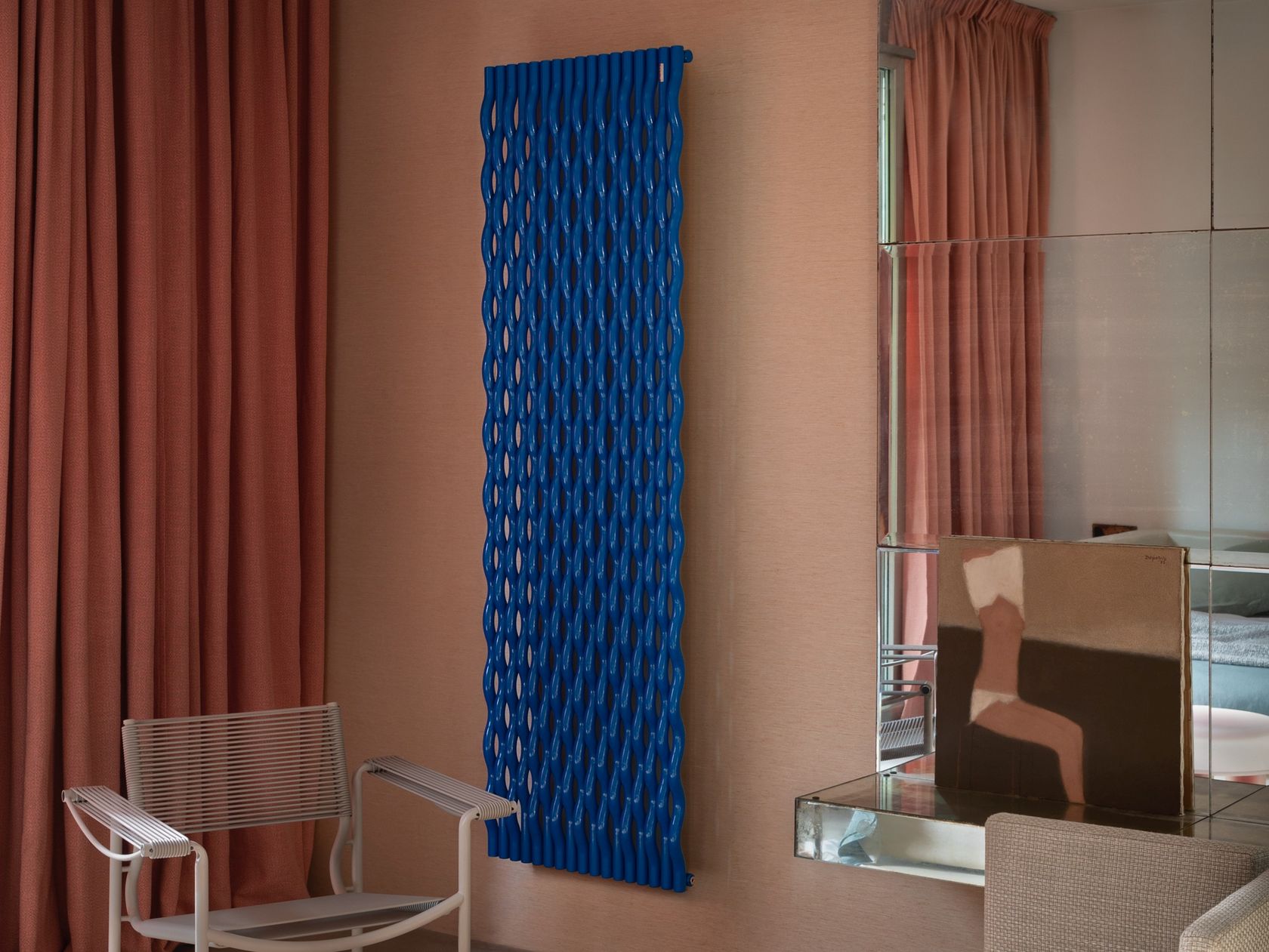TRAME Vertical wall-mounted steel decorative radiator By Tubes | design ...