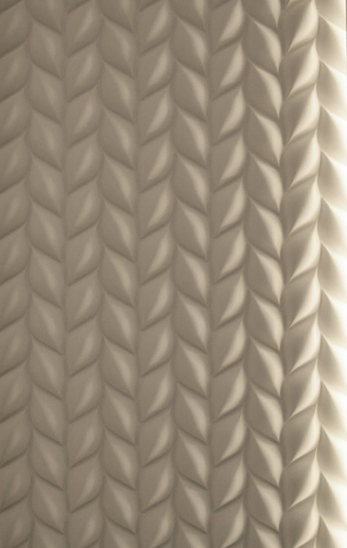 TRECCIA 3D Wall Panel By 3D Surface | design Jacopo Cecchi, Romano Zenoni