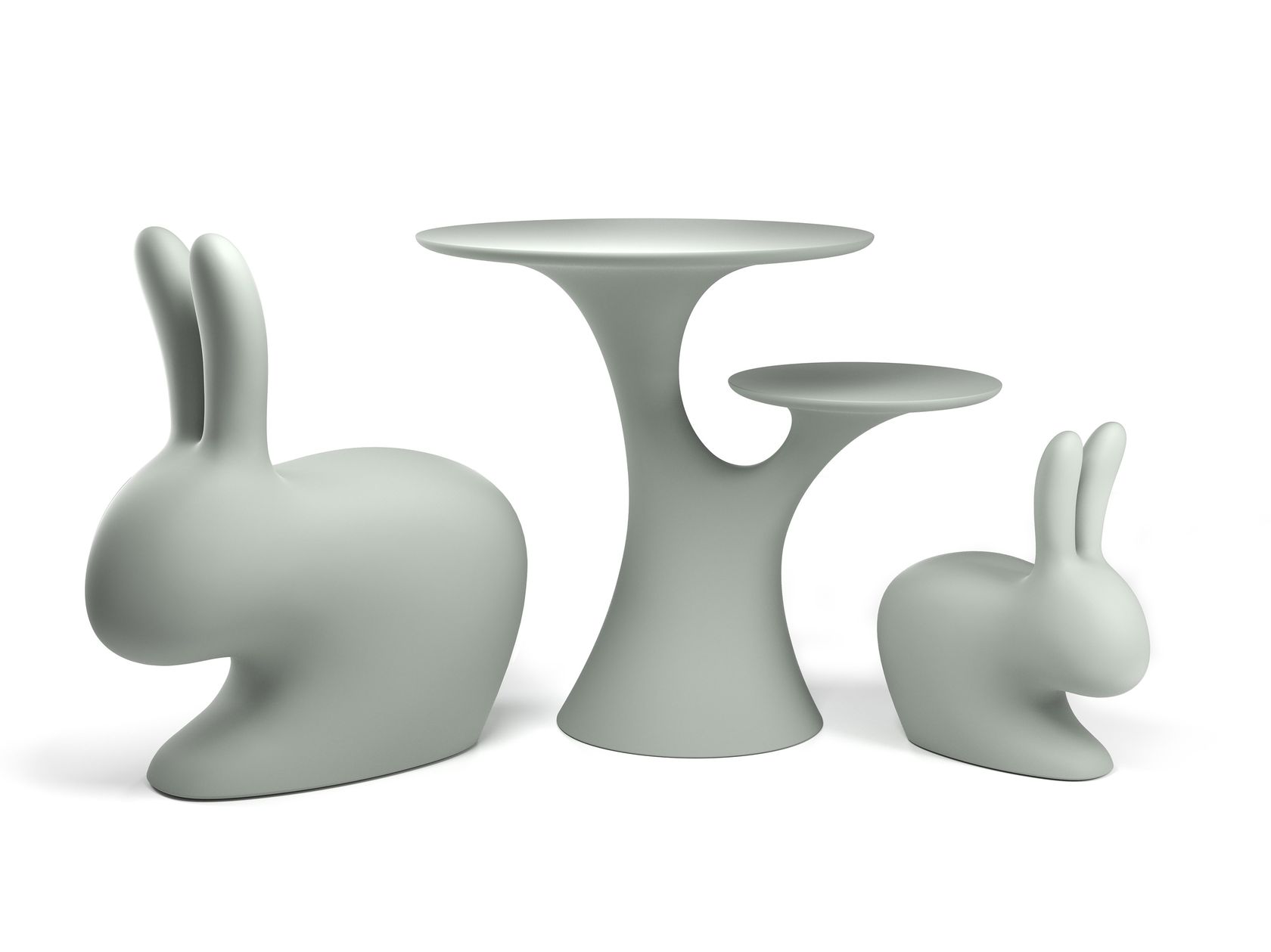 RABBIT TREE Table By Qeeboo