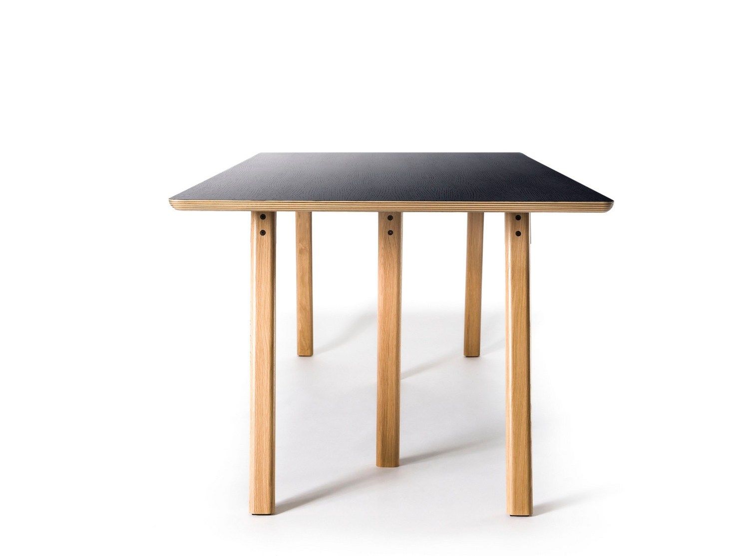 Rectangular wooden table TRESTLE By Feelgood Designs design Allan Nøddebo