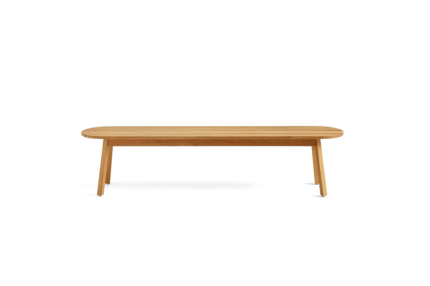 TRIANGLE LEG Oak bench By Hay | design Jones Neville