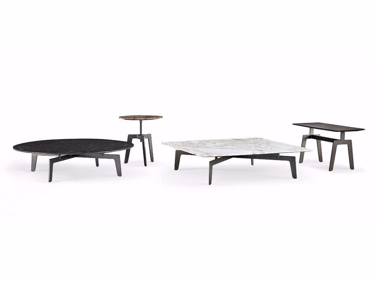 TRIBECA | Square coffee table By Poliform design Jean-Marie Massaud