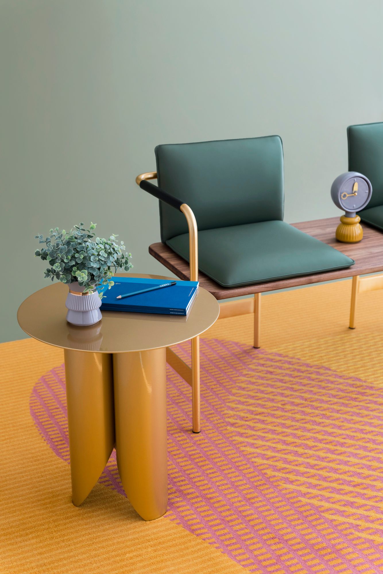 TROIE | Round coffee table By Cider Edition design Maxence Boisseau
