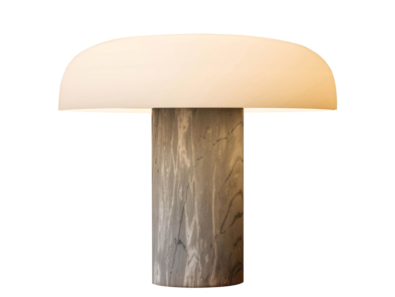 TROPICO LED marble and opal glass table lamp with Dimmer By FontanaArte ...