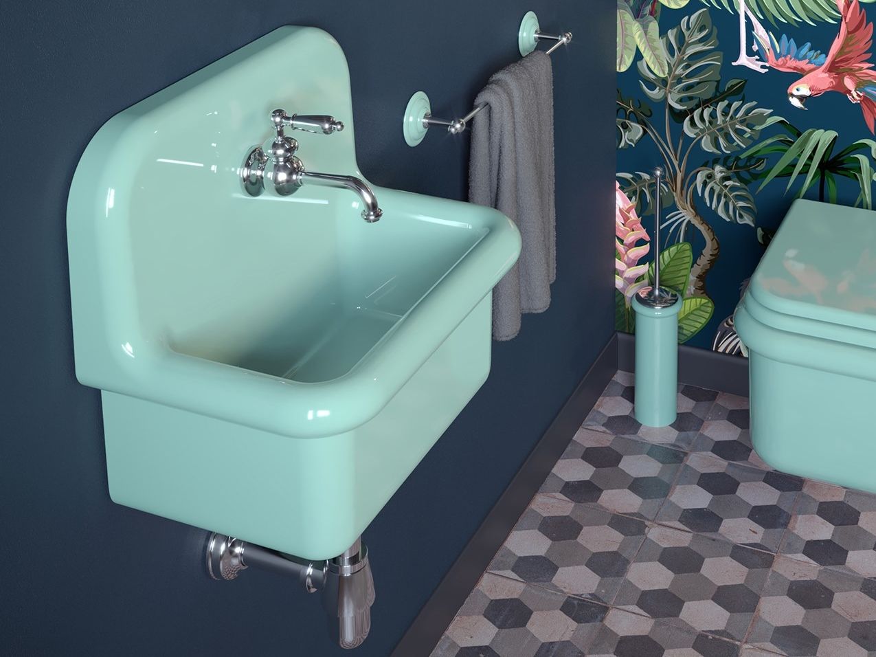 TRUE COLORS LITE TCL45 Washbasin By BLEU PROVENCE | design Emanuele ...