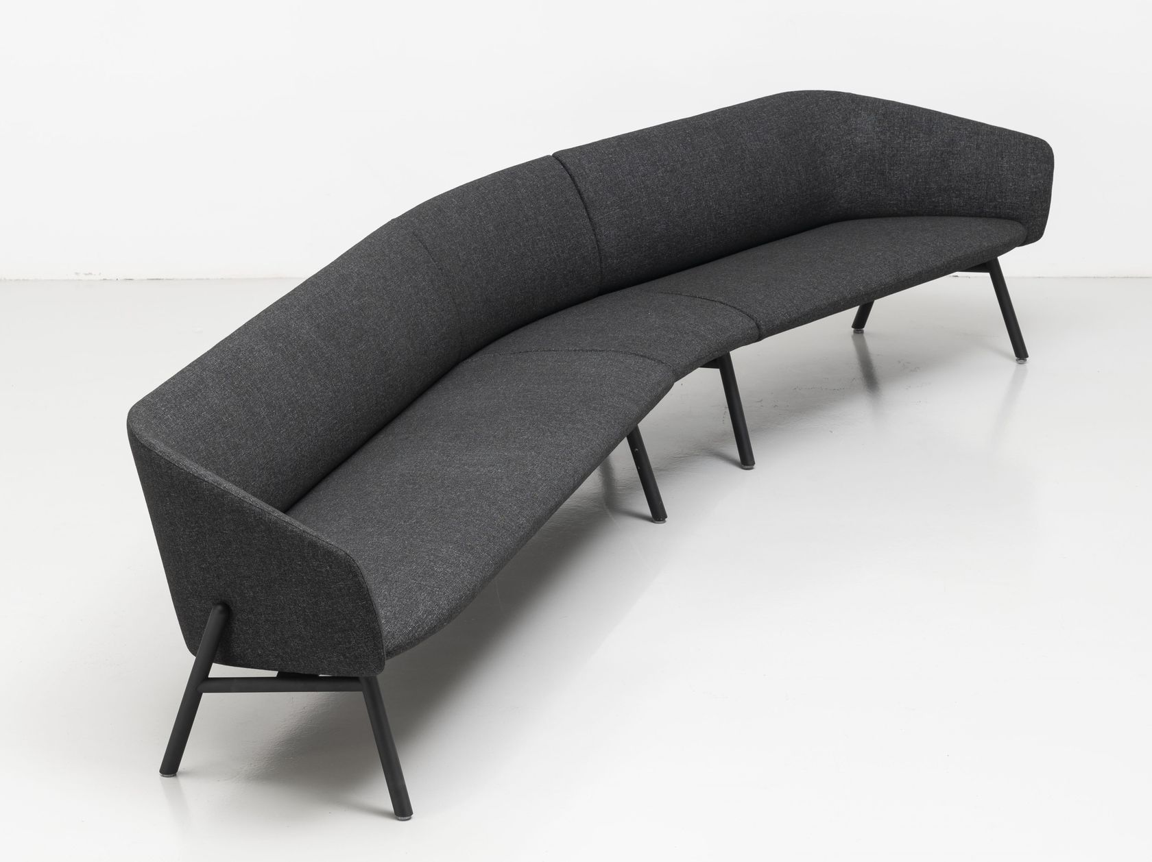 Modular fabric sofa TUILE SYSTEM By Kristalia design Patrick Norguet
