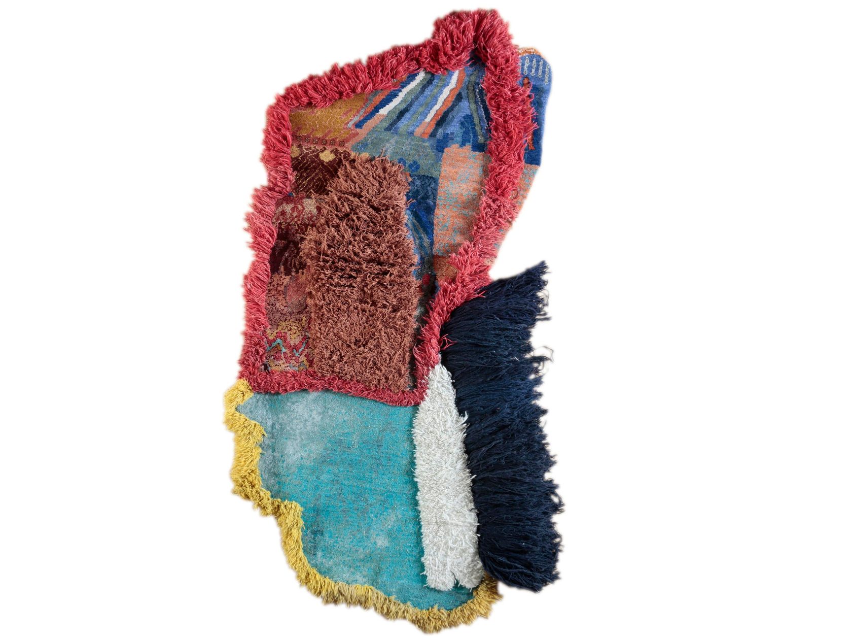 Handmade viscose and wool rug TURPS & WALLS Jugalbandi Collection By ...