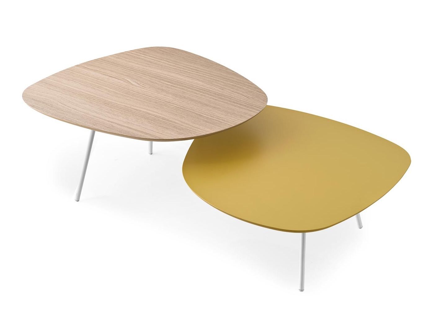 Coffee table for living room TWEET By Calligaris design Gino Carollo