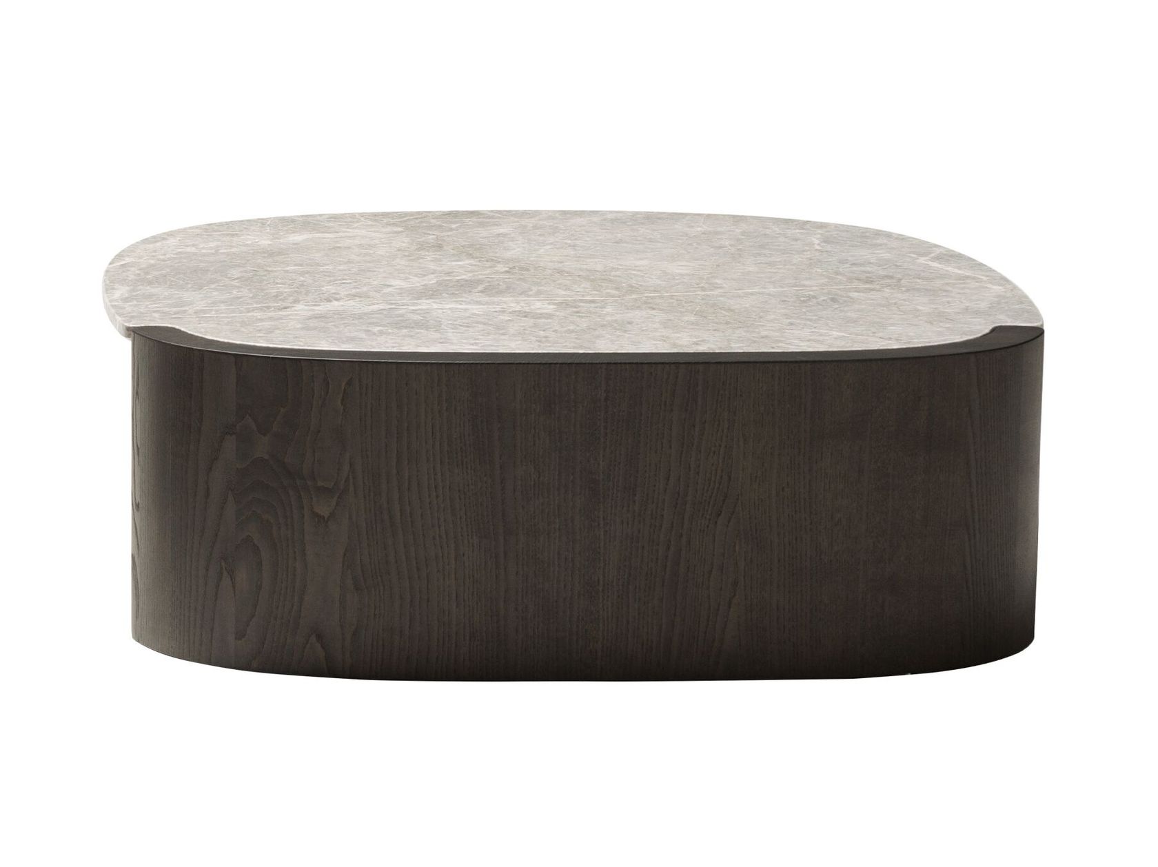 TRAMPOLINO Square ash and marble coffee table By Tacchini | design ...