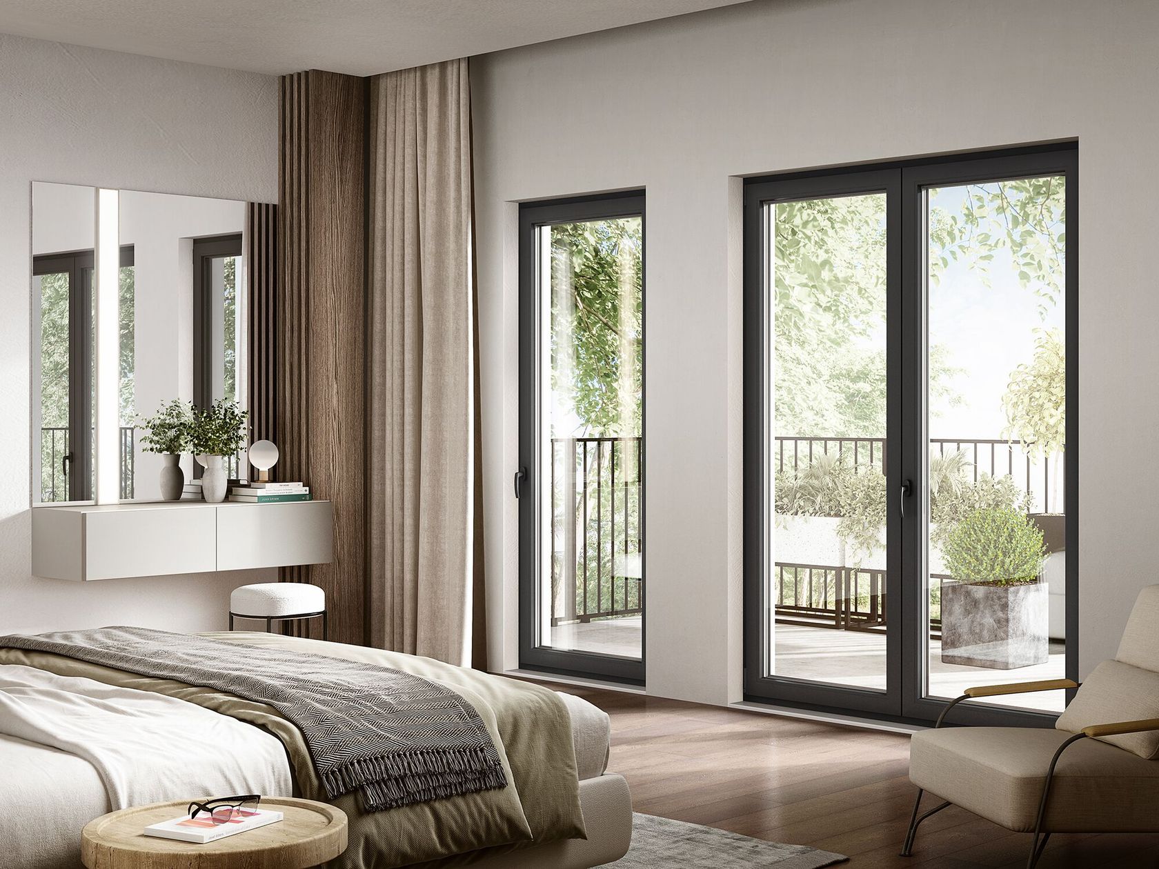 System P80 EVO PVC window By Tecnoplast