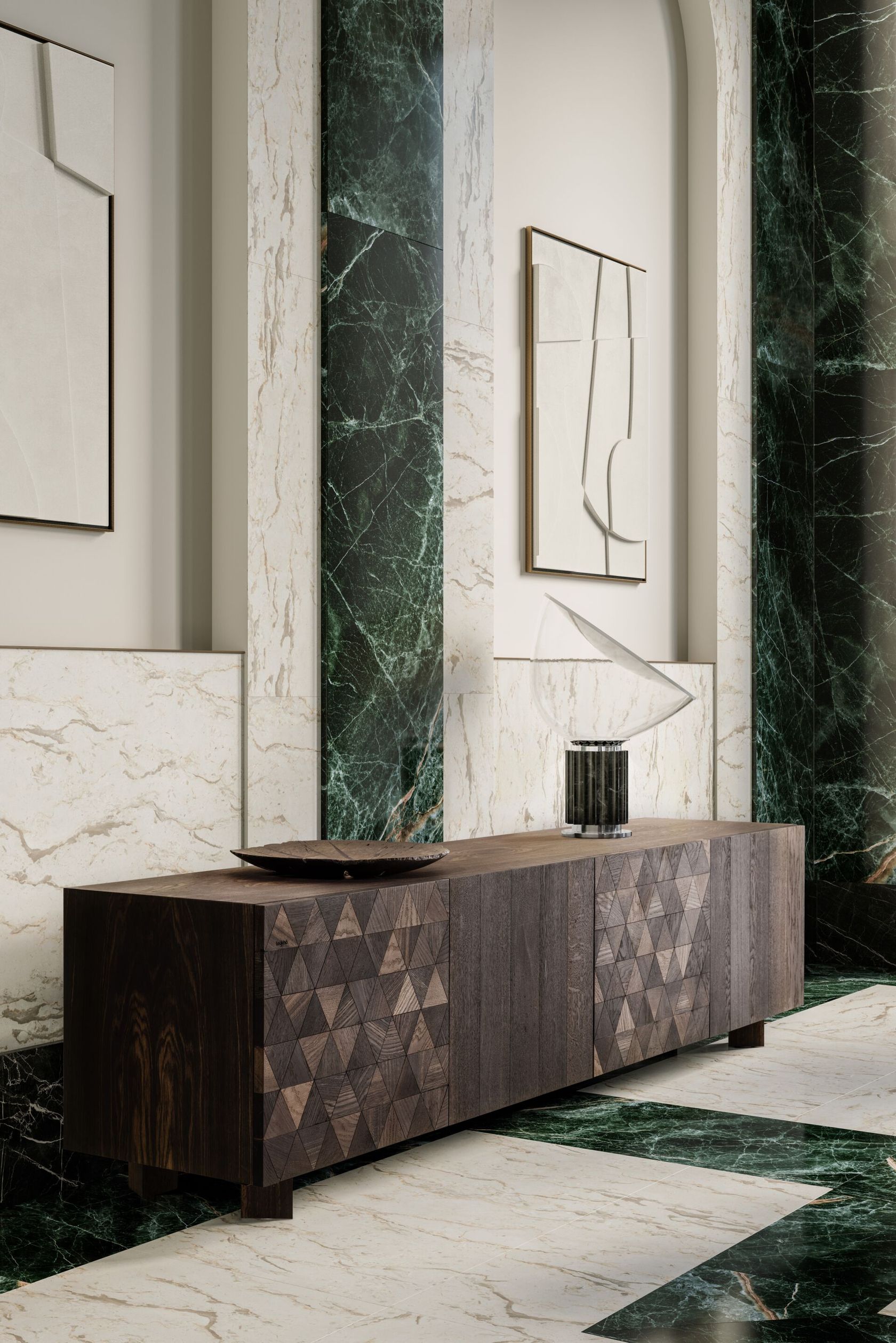 TRIGONO Sideboard By Teúkhō